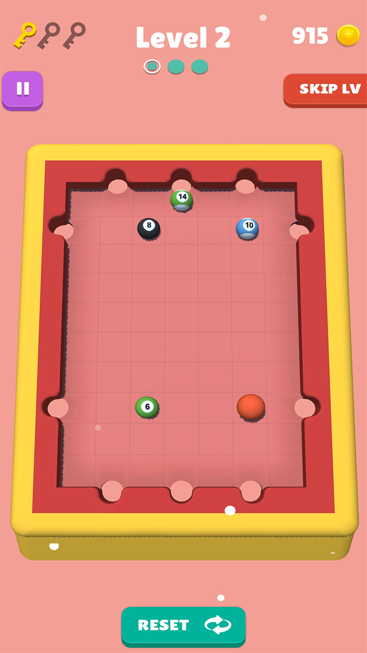 Flick The Ball Billiard Game - 8 Pool Puzzle Billiard Game - App on ...