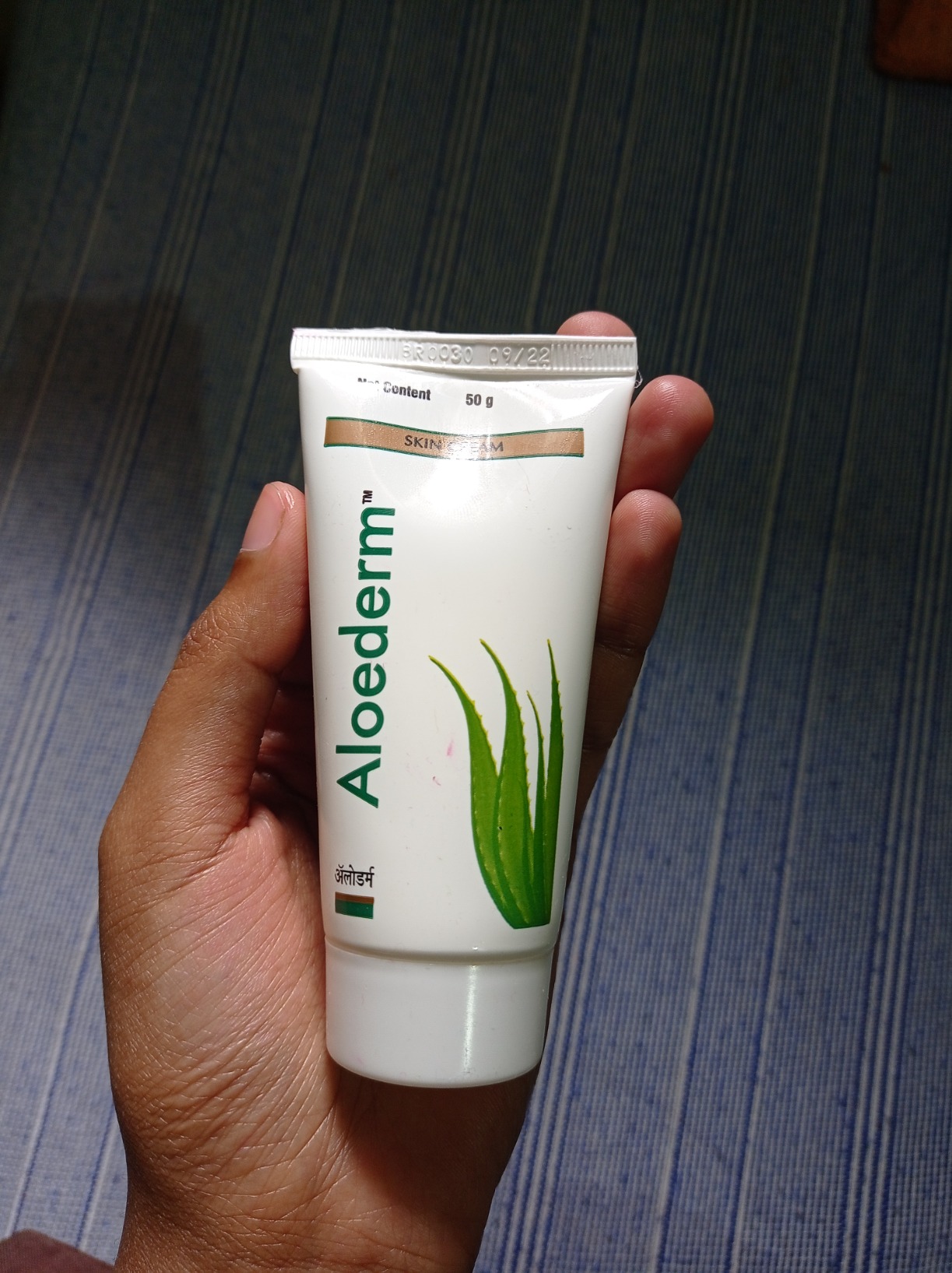 Aloederm Skin Cream For Treating Dry Skin, Cold Processed Aloevera ...