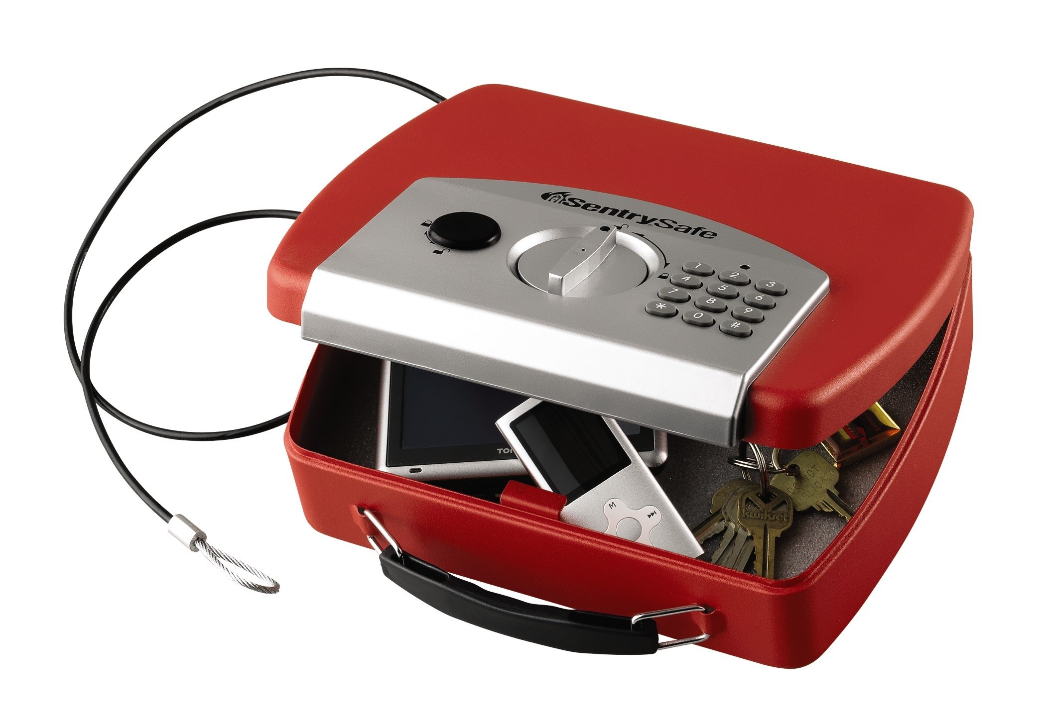 Snapklik.com : SentrySafe P008ER 0.08 Cubic Foot Electronic Compact Safe