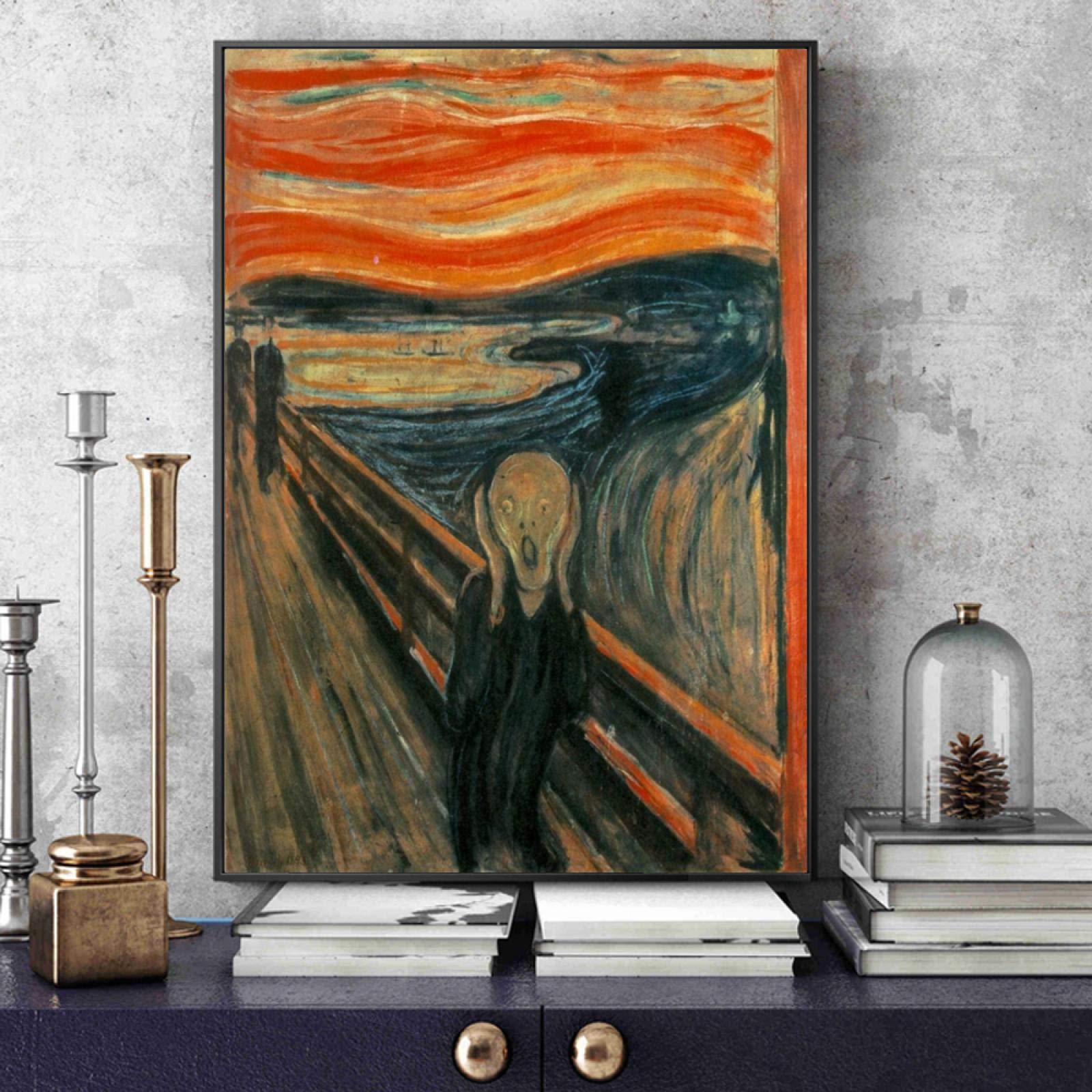 Schreeuw 5 Poster Edvard Munch De Schreeuw Abstract Eend