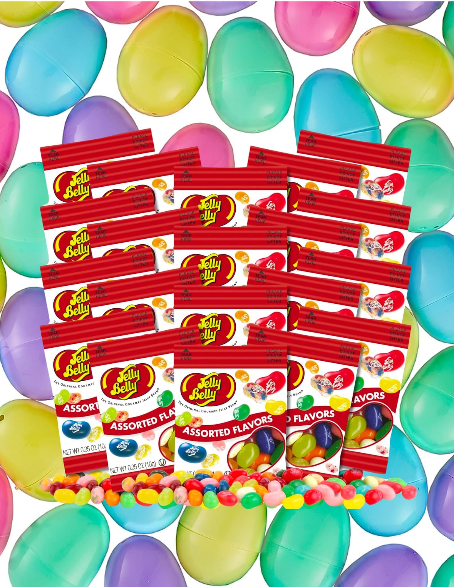 Amazon.com : Jelly Belly Jumbo 1.31 Pound Box of Assorted Jelly Beans ...
