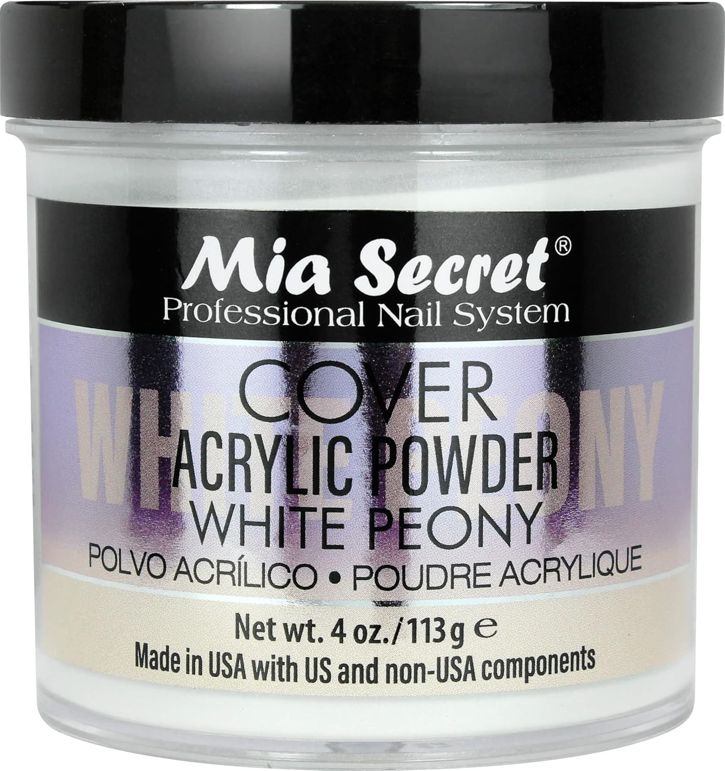 Amazon.com: Cover White Peony Acrylic Powder Mia Secret (4 oz ...