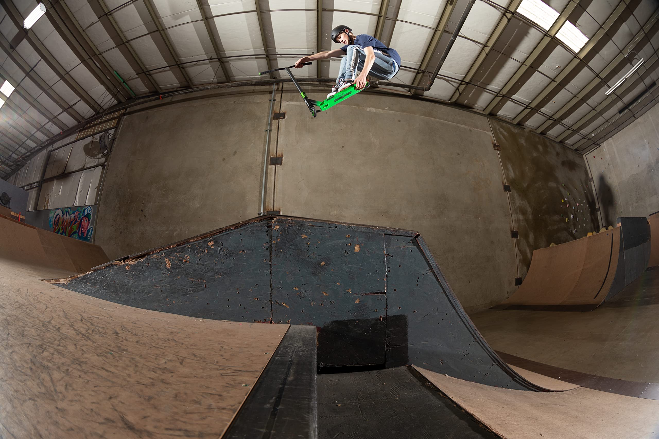 Mongoose Rise 100 Pro Youth and Adult Freestyle Stunt Scooter, High ...