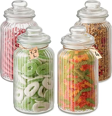 Jars2u - Plastic Party Pack Candy Buffet Sweet Jar Kit -10 Assorted ...