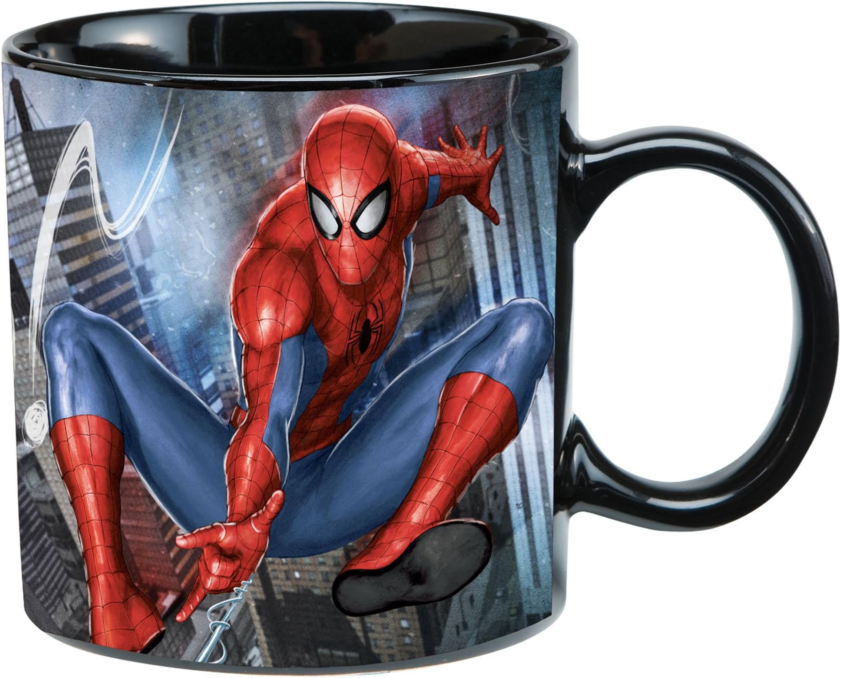 Amazon.com: Marvel Comics Spider-Man Classic Mask Ceramic Mug | BPA ...