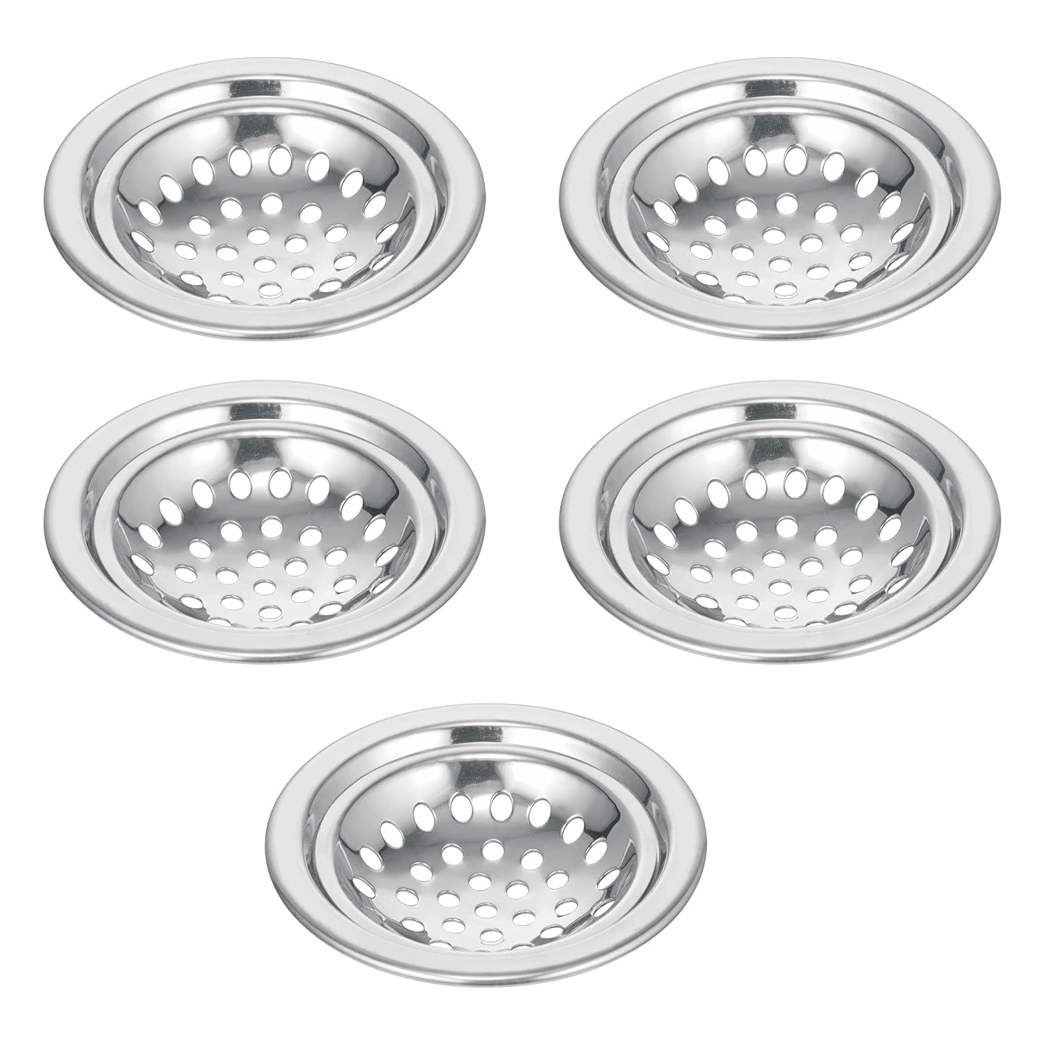 Oleanna MN-253 Round with Doom Jali 5 inch Stainless Steel Floor Drain ...