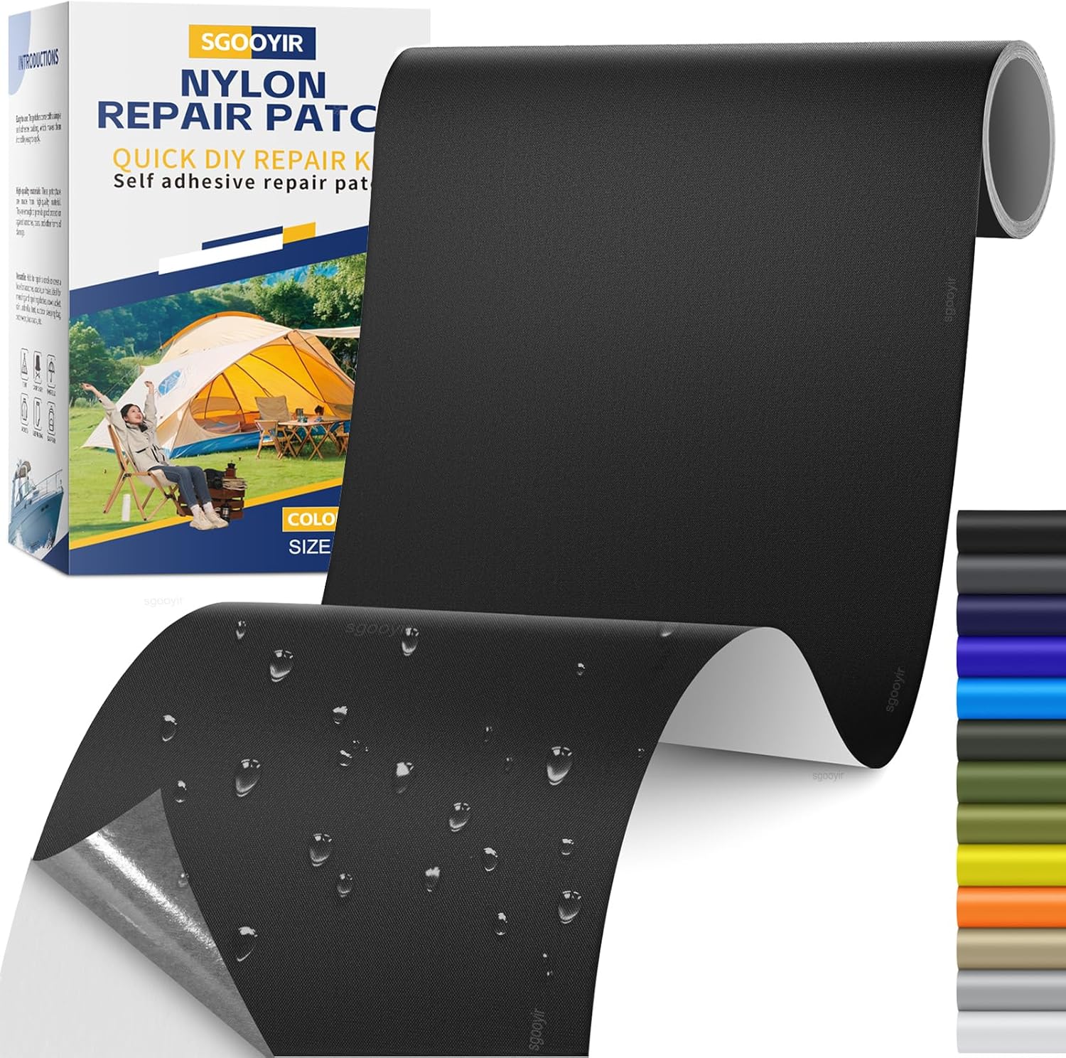 Amazon.com: Sgooyir 6X62.5 Inch Nylon Repair Patch for Down Jacket ...