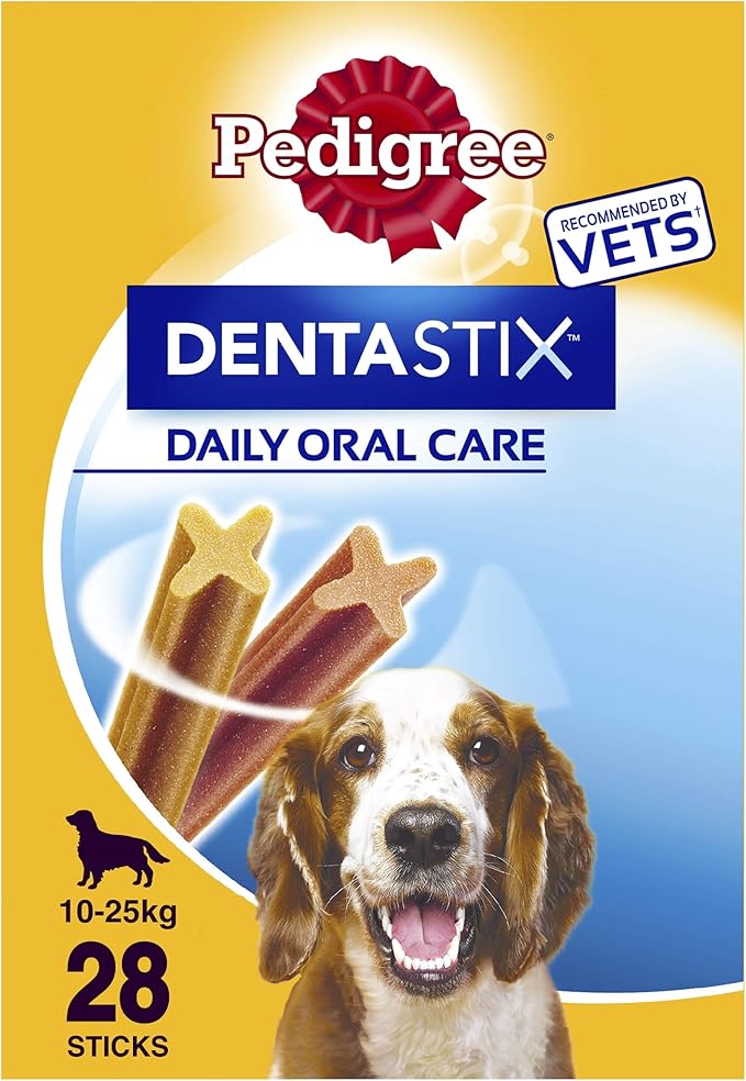 Pedigree Dentastix Medium Dog Dental Chews, 28 Sticks, 720 g : Amazon ...