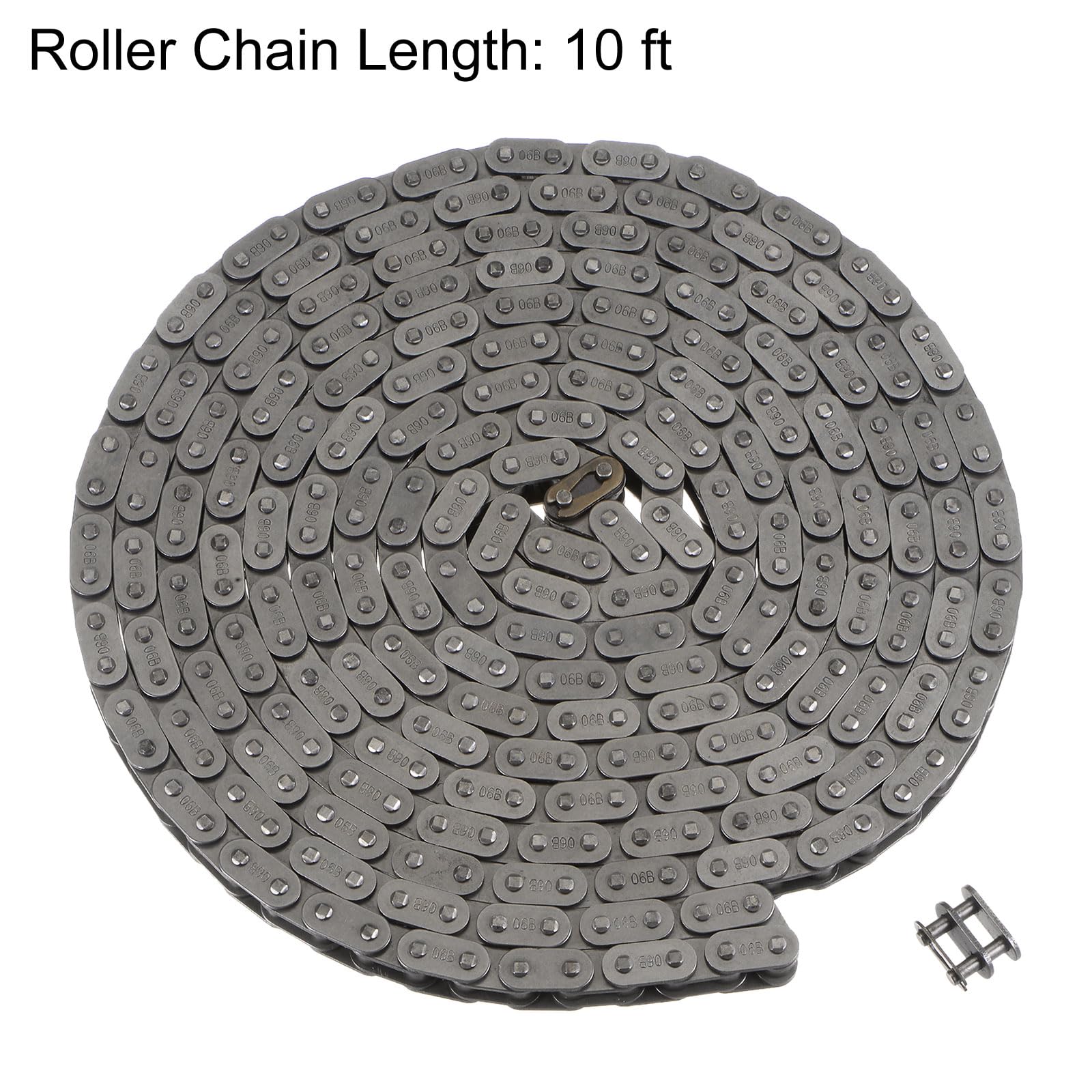 8 Mm Chain Uxcell 08B Metric Standard Roller Chain 5 Feet Carbon Steel ...