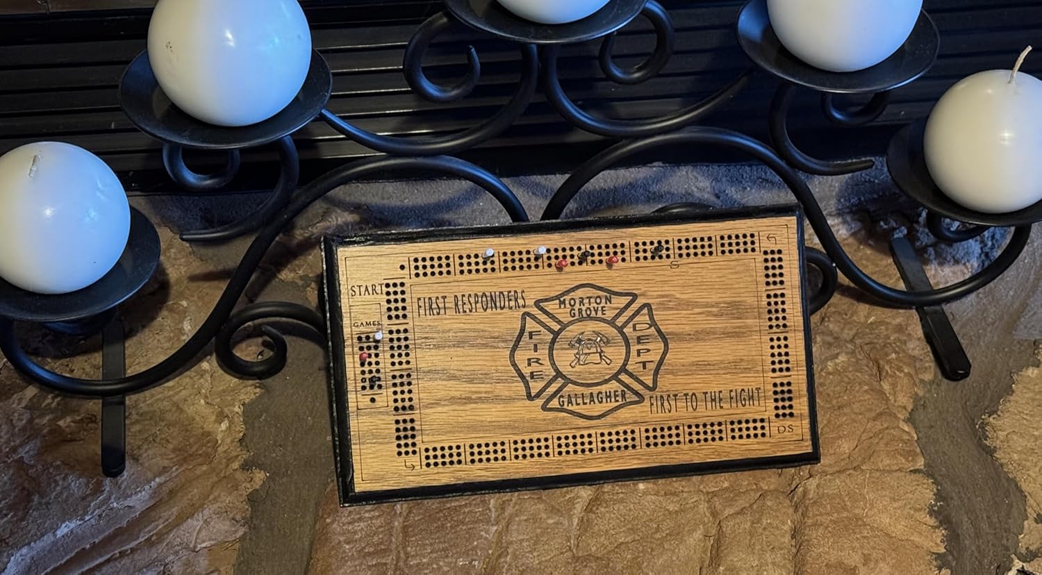 Amazon.com: Personalized Wooden Cribbage Board, Traditional Game Board ...