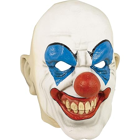 Amazon.com: Amscan 8400522 Full Head Clown Mask : Clothing, Shoes & Jewelry