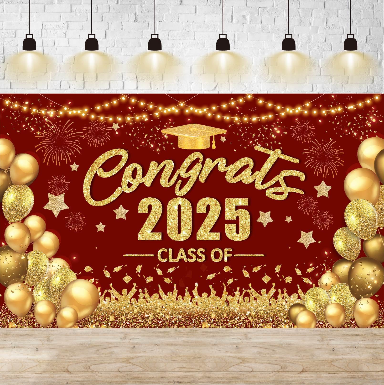 Amazon.com: Avezano Graduation Banner Congrats Grad Class of 2025 ...