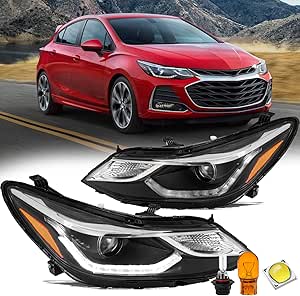 Amazon.com: Aosky Headlight Assembly Fit for 2016 2017 2018 2019 Chevy ...