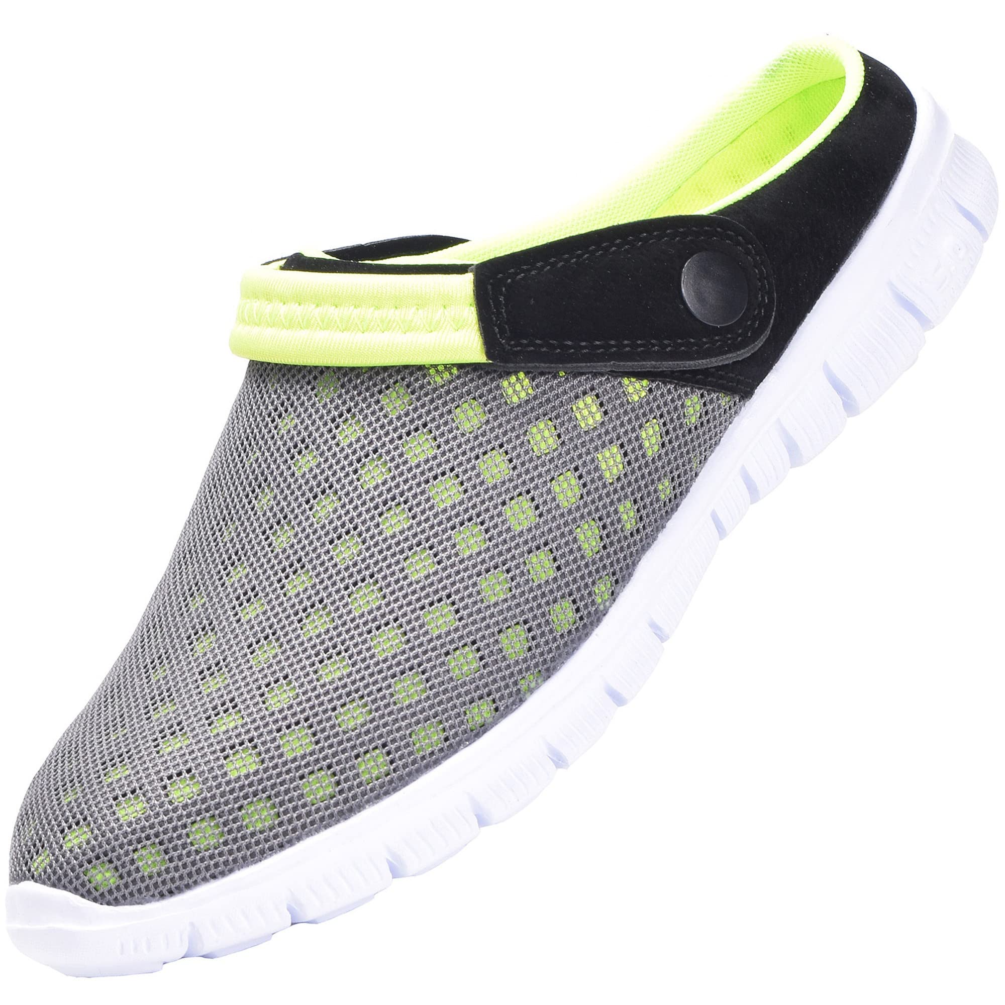 Hsyooes Mens Womens Mules & Clogs Garden Shoes Summer Breathable Mesh ...