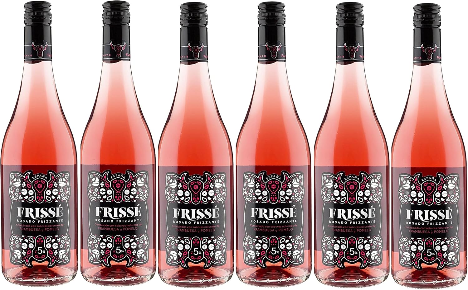 Frissé Frissé Rosado - 6 botellas x 750 ml - Total:4500ml : Amazon.es ...
