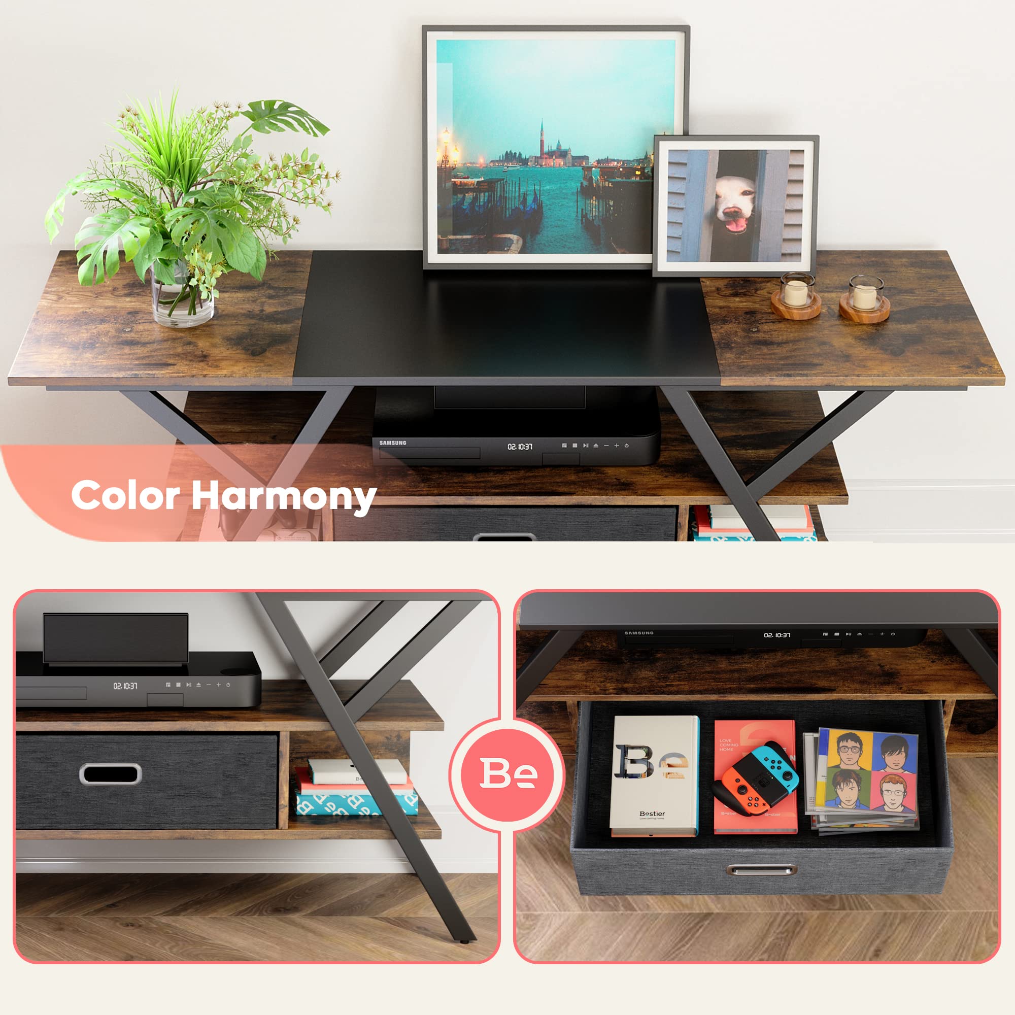 Bestier 55" Gaming TV Stand f...B094ZXKKFM | Encarguelo.com