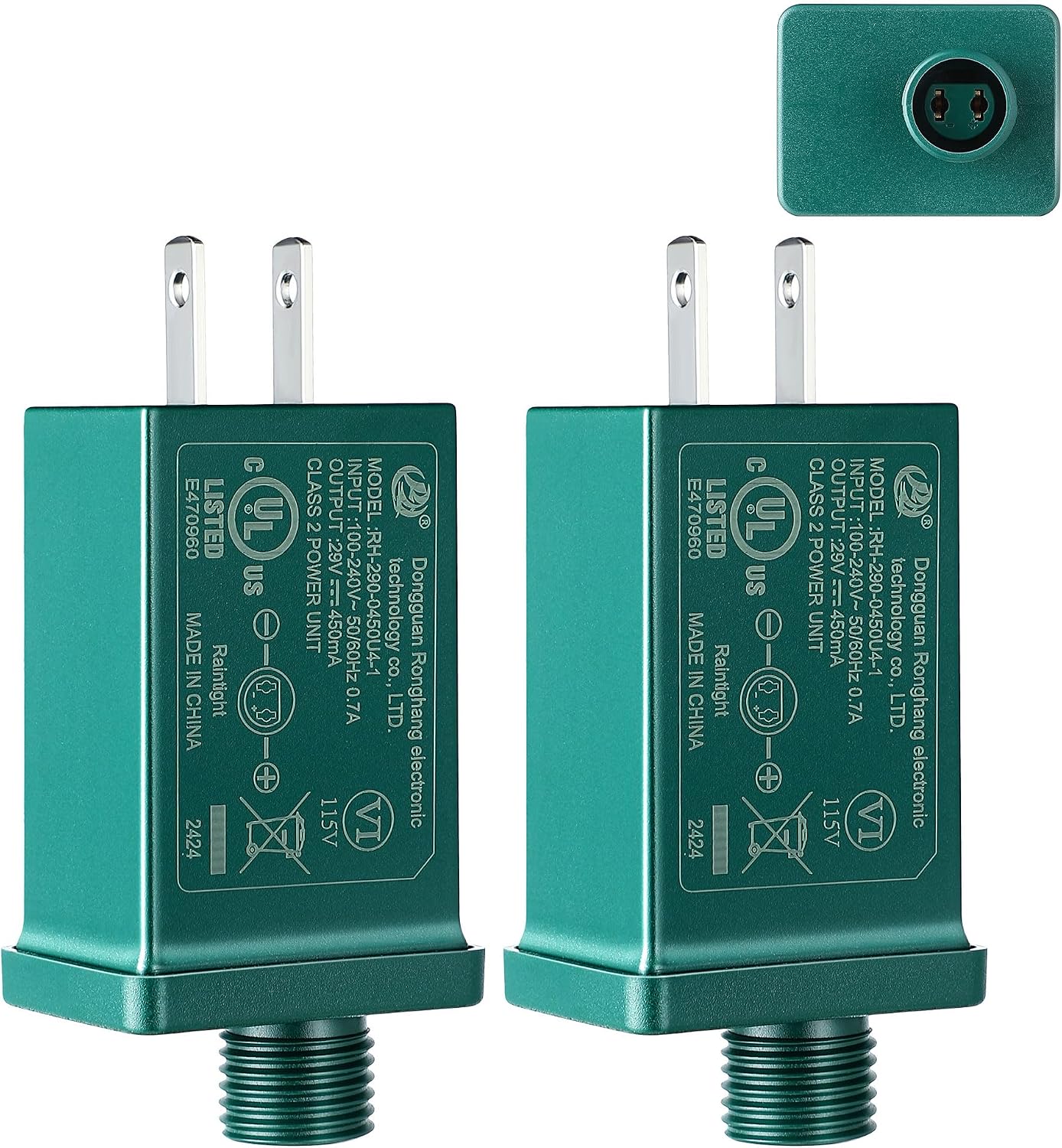 2 Pack 29V Power Supply, 13W Class 2 LED Power Supply, Waterproof IP44 ...