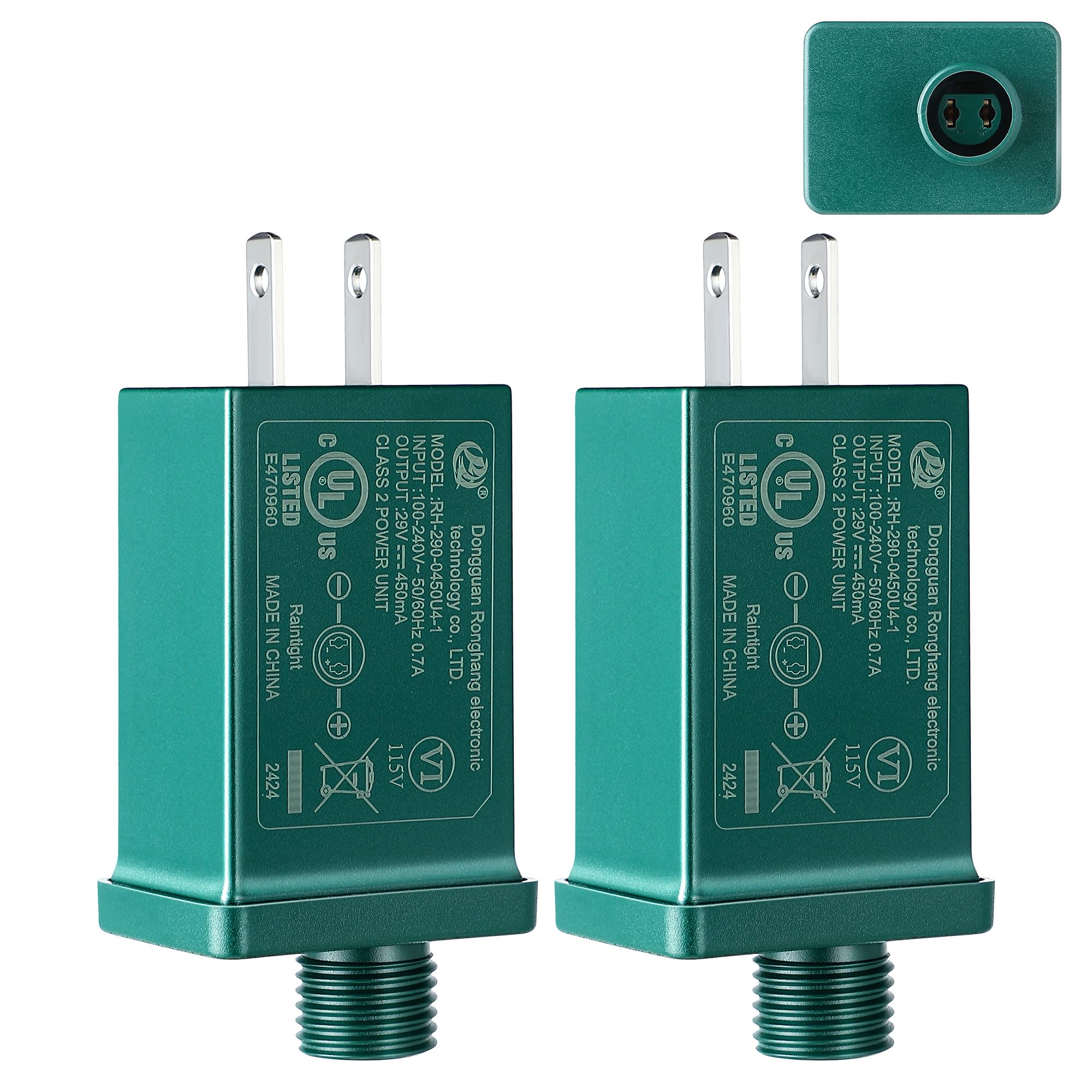 2 Pack 29V Power Supply, 13W Class 2 LED Power Supply, Waterproof IP44 ...