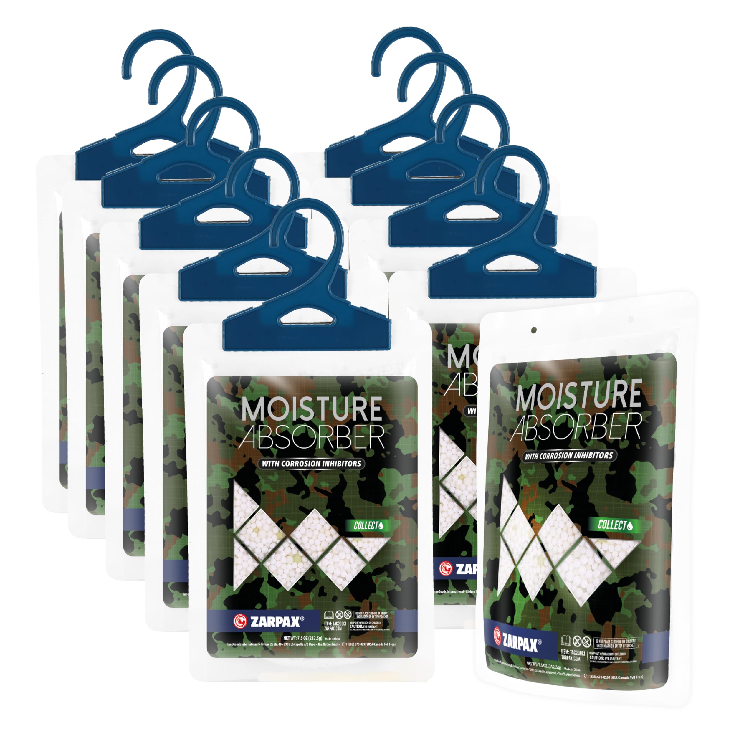 Amazon.com - Zarpax Moisture Absorbers For Gun Safe 7.5 oz/212g - Gun Safe Dehumidifier Prevents ...