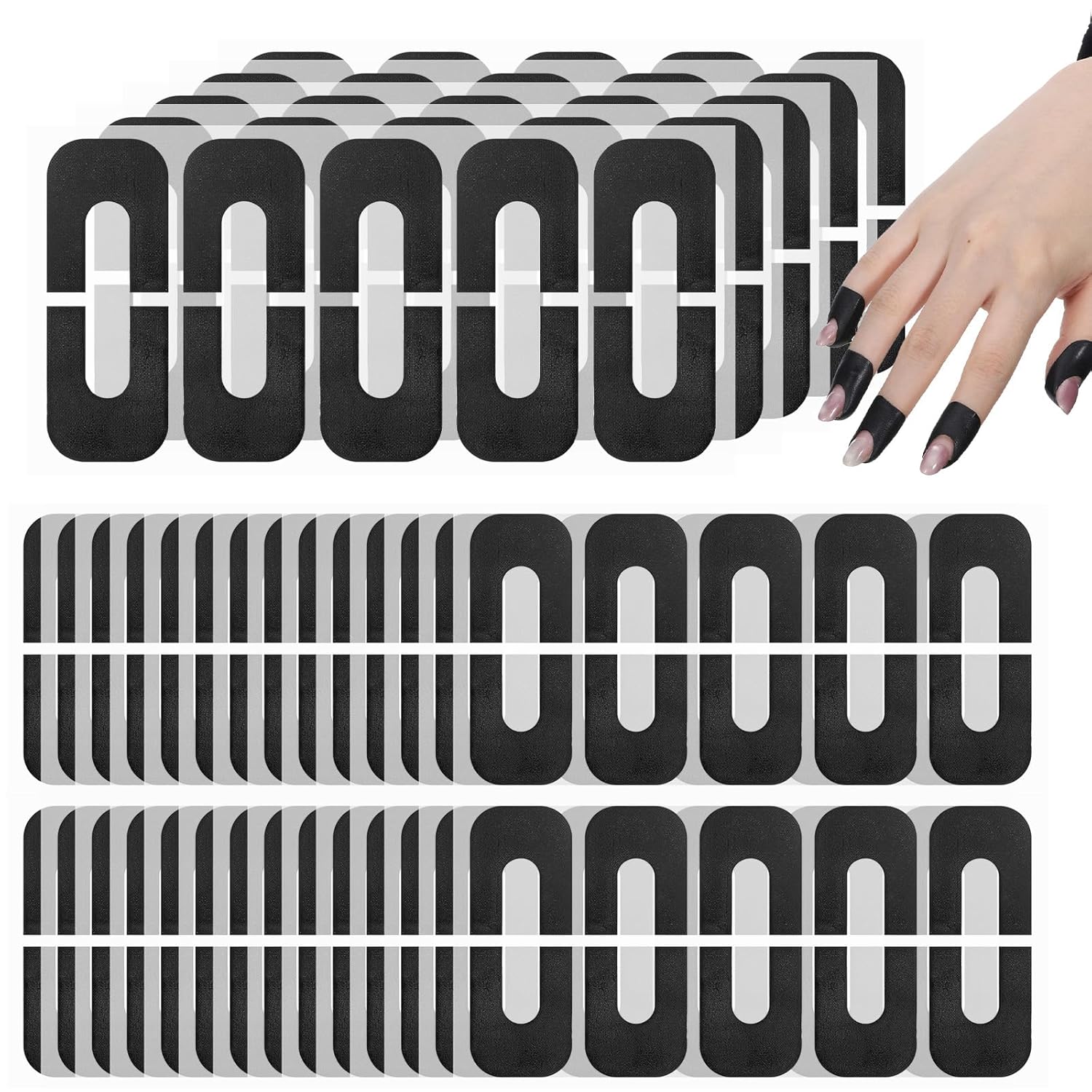 Amazon.com: 200PCS Cuticle Protector for Nail Painting, Nail Polish ...