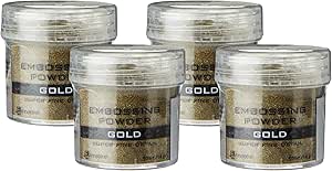 Amazon.com: Ranger Embossing Powder, Gold (Pack of 4)