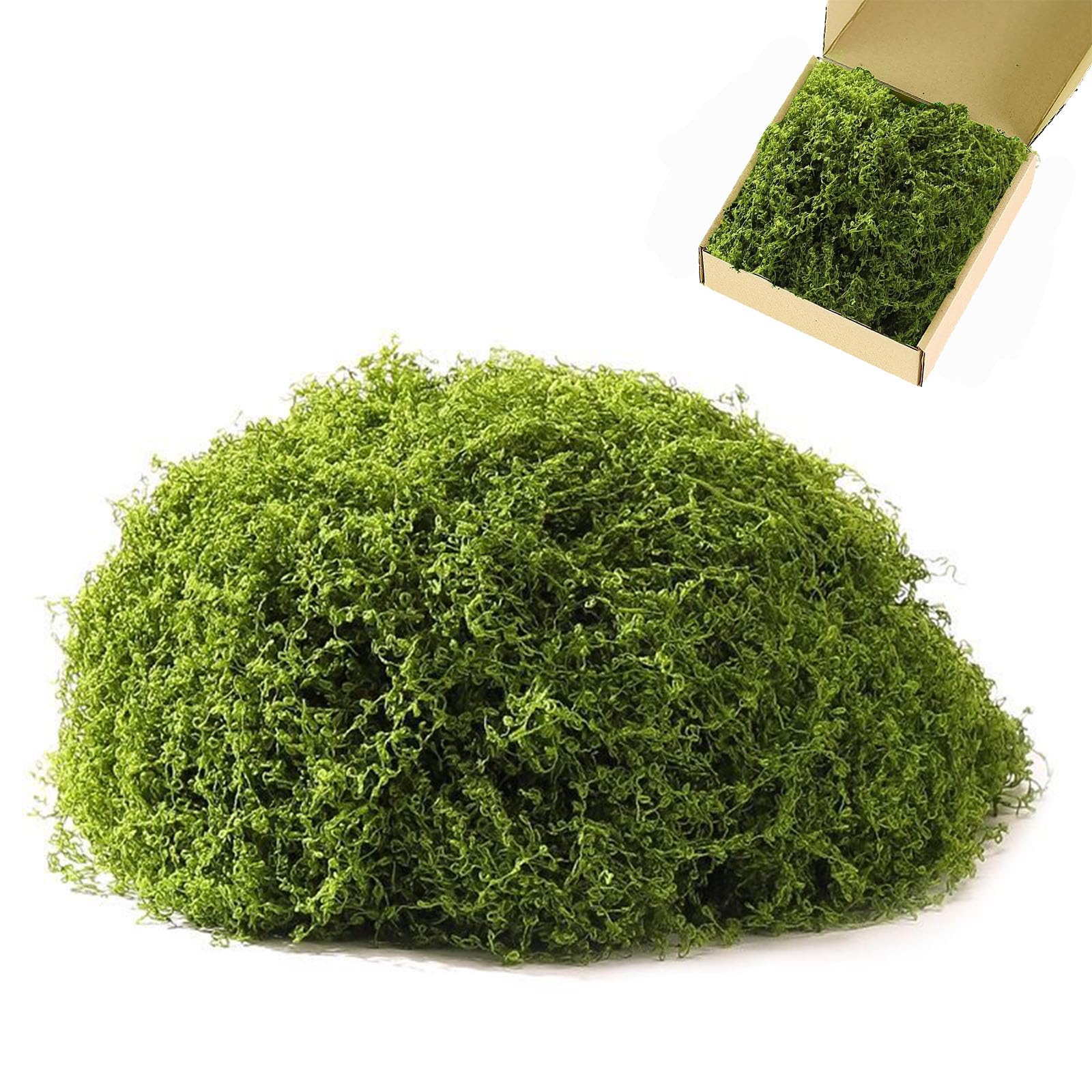Amazon.com: ZZBEARRQI 3.5 Oz Fake Moss, Faux Moss for Plants Indoor ...