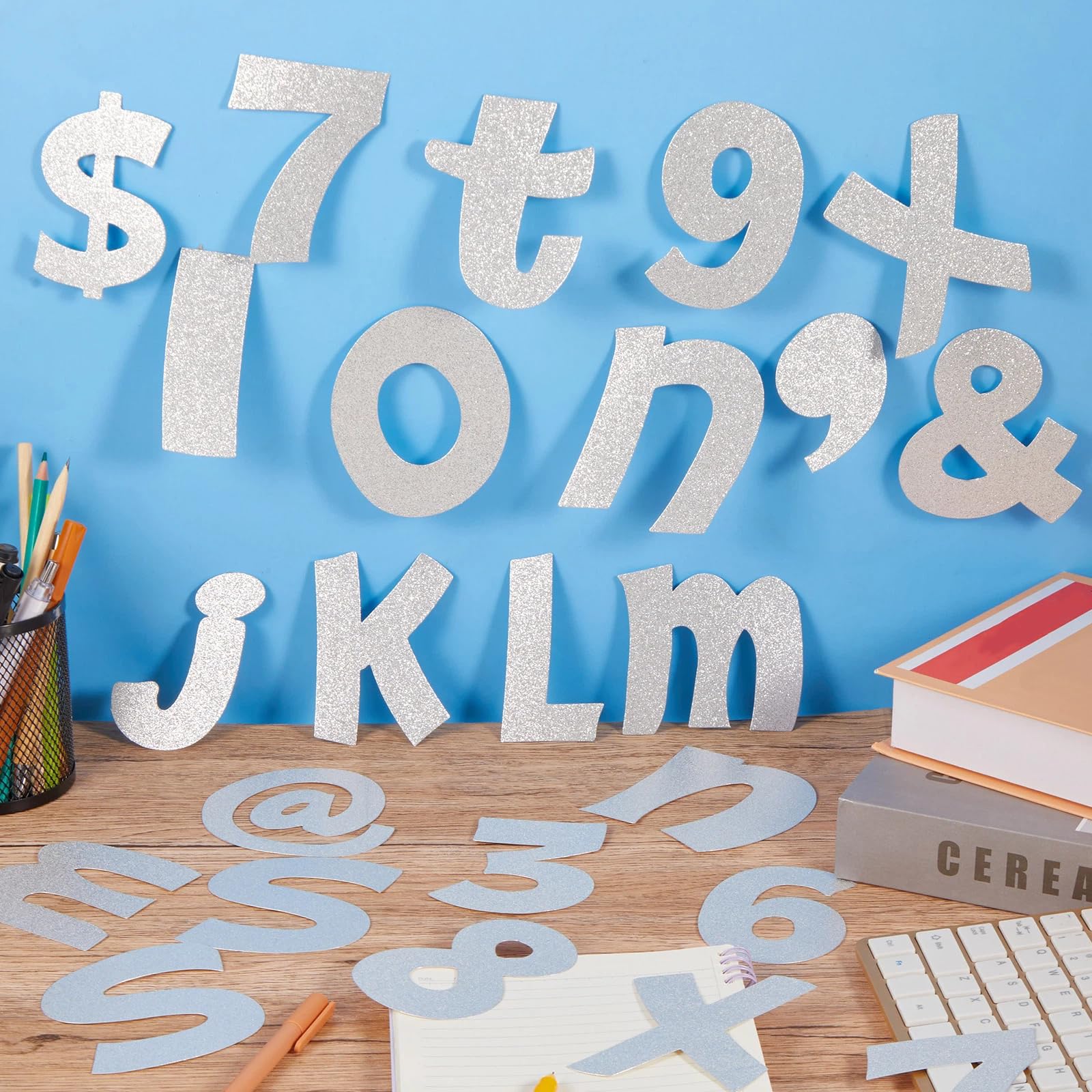 Snapklik.com : Colarr 216 Pcs Glitter Bulletin Board Letters For ...
