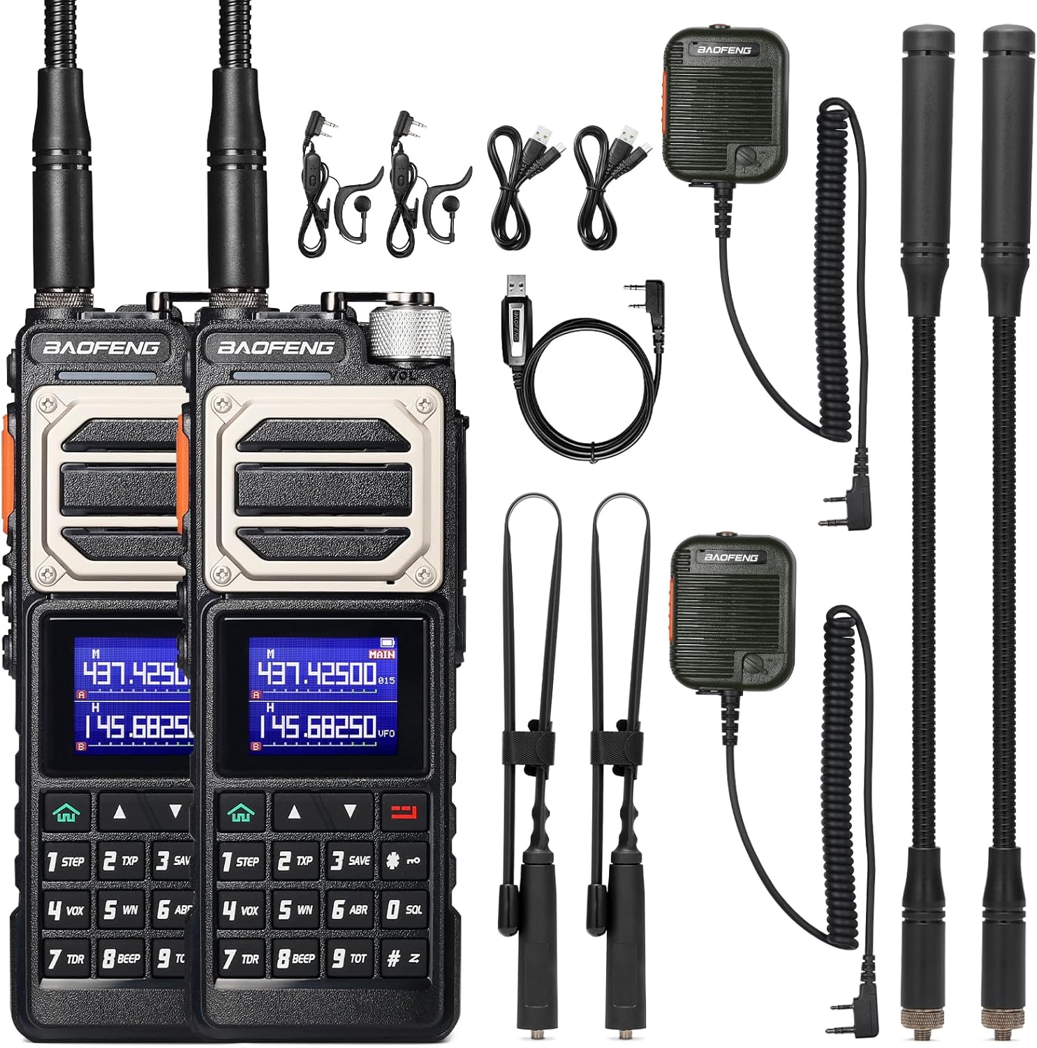 Amazon.com: BAOFENG UV-25 Tri-Power Ham Radio Handheld, 10W Long Range ...