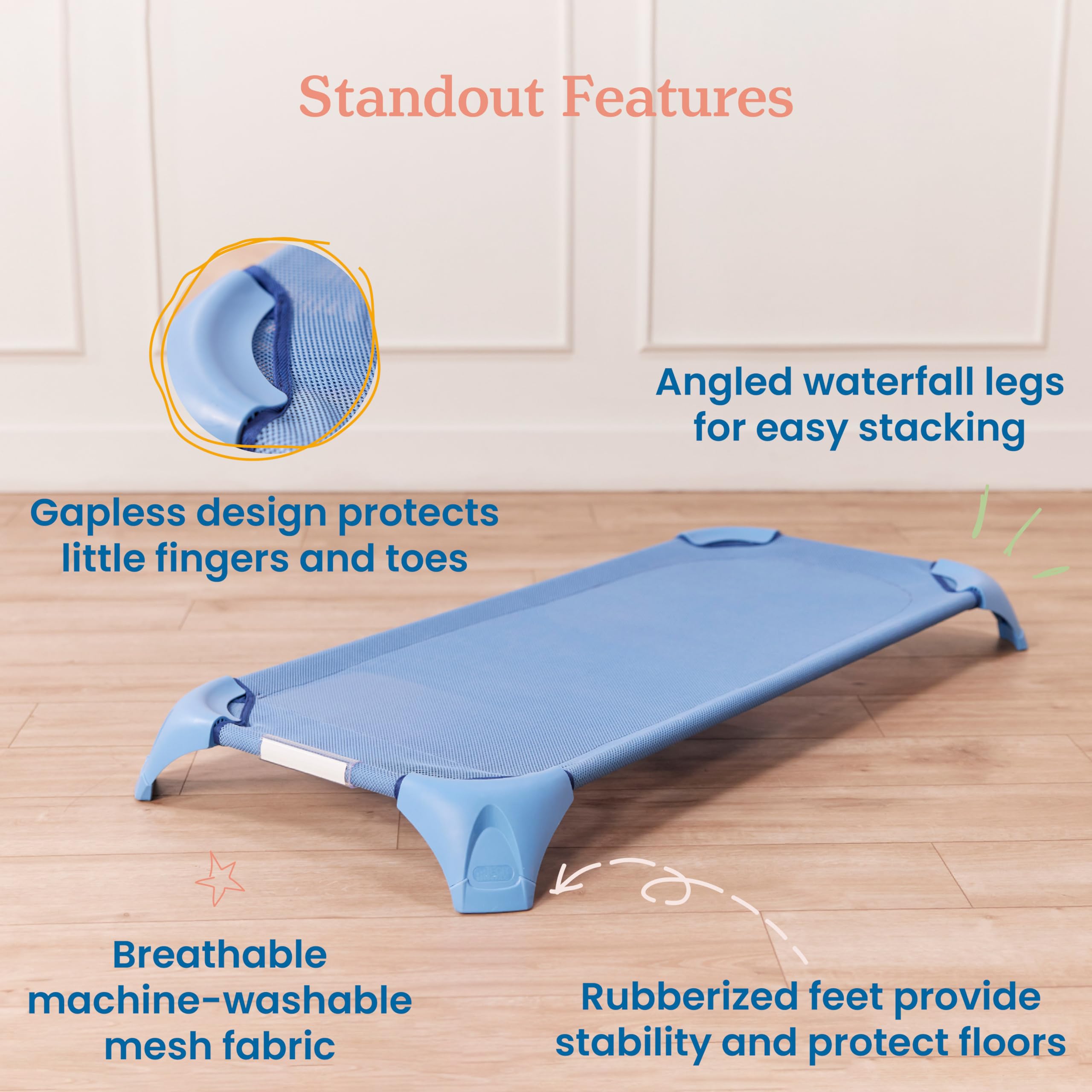 Snapklik.com : ECR4Kids Stackable Cozy Cot