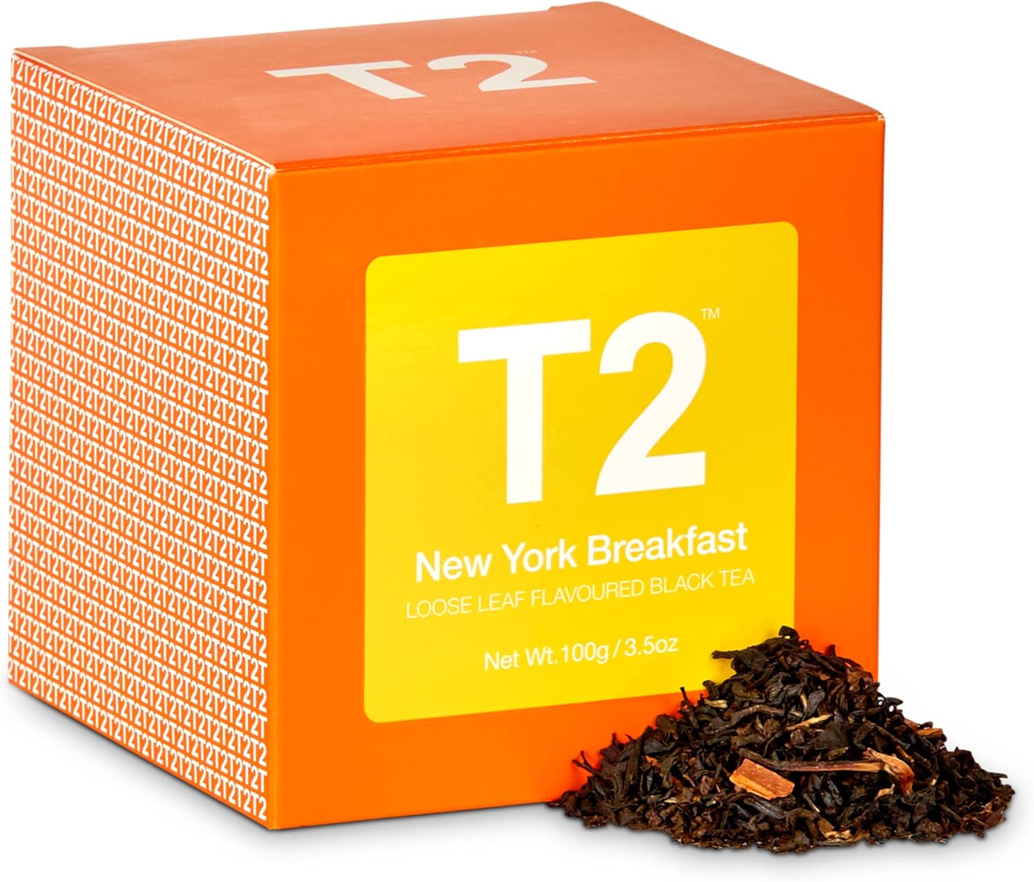 T2 Tea New York Breakfast Loose Leaf Black Tea in Box, 3.5 Ounce (100g ...
