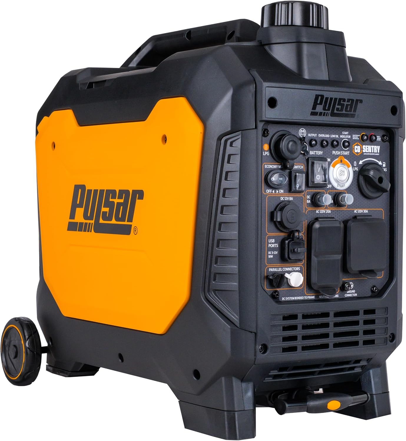 Amazon.com: Pulsar 4000 Watt Portable Inverter Generator, Dual Fuel ...