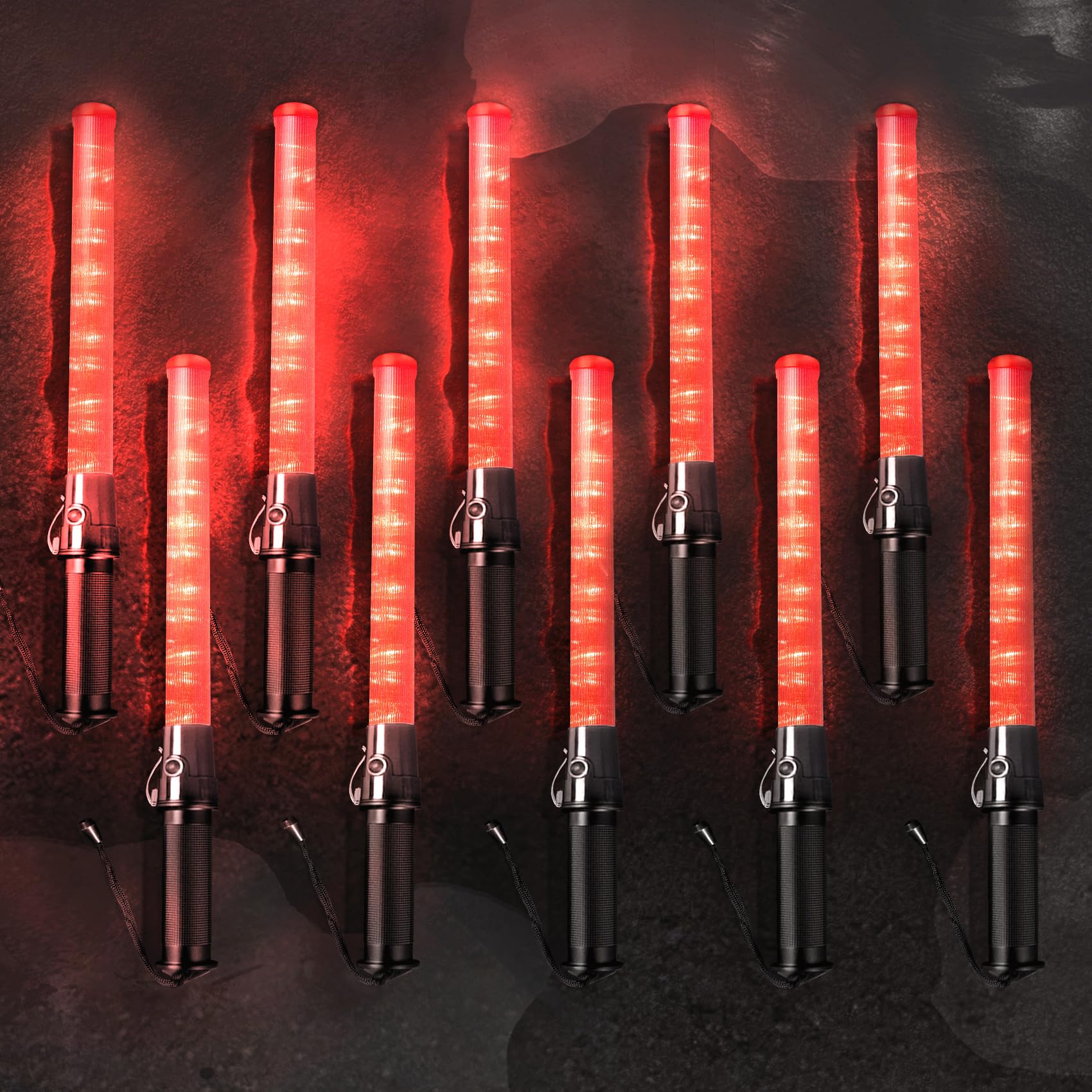 Amazon.com: 10 Pack Traffic Wand, 21 Inch LED Traffic Control Wand with ...