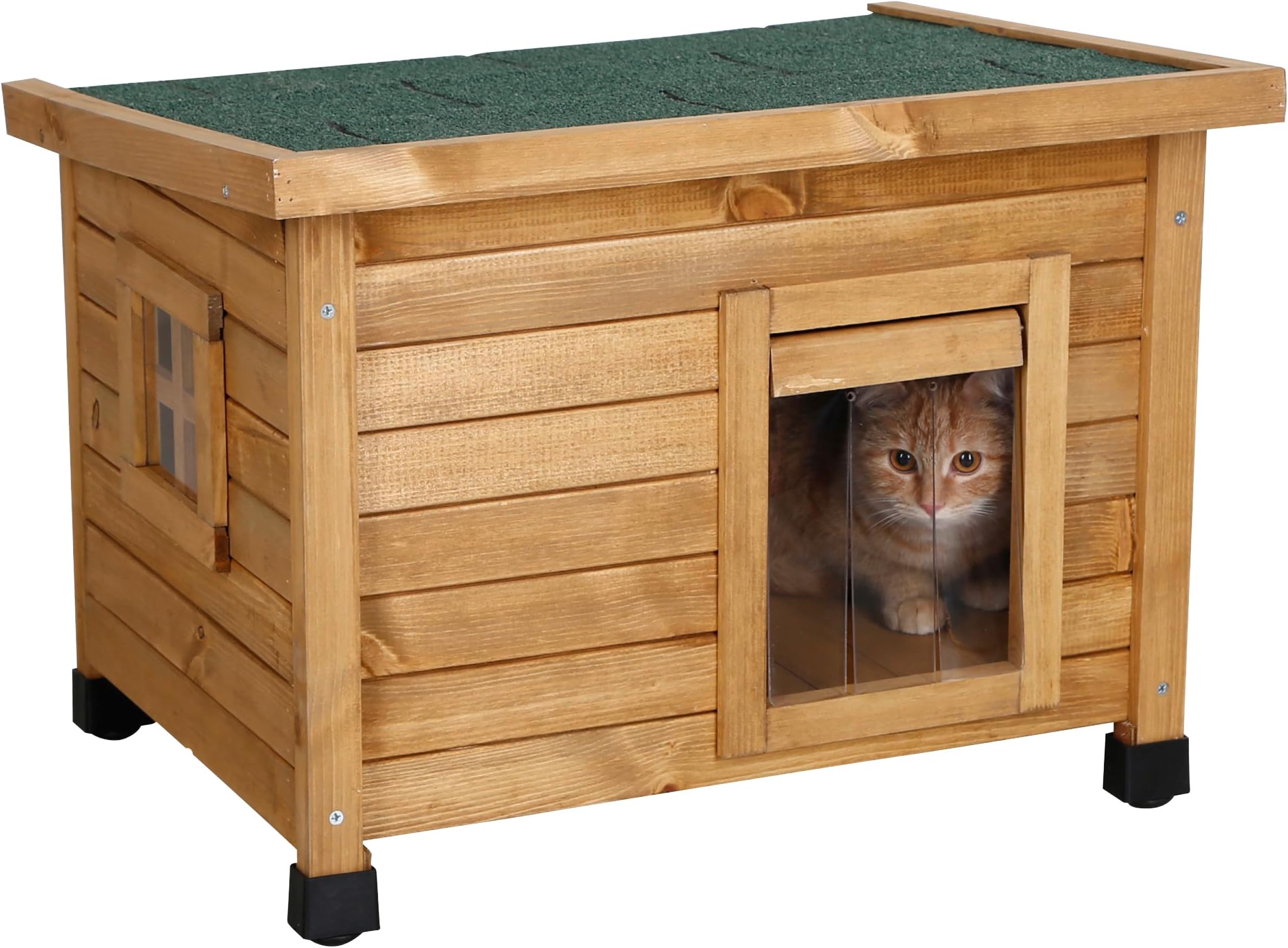 Kerbl Cat House Lodge, 77 x 50 x 73 cm, Brown : Amazon.co.uk: Pet Supplies