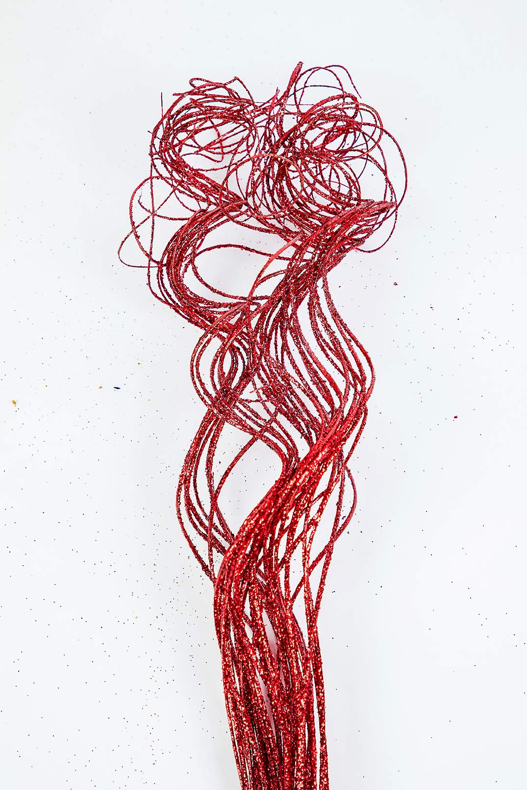 Amazon.com: Collection By Tiffany Ting Ting Red Sparkle Glitter ...