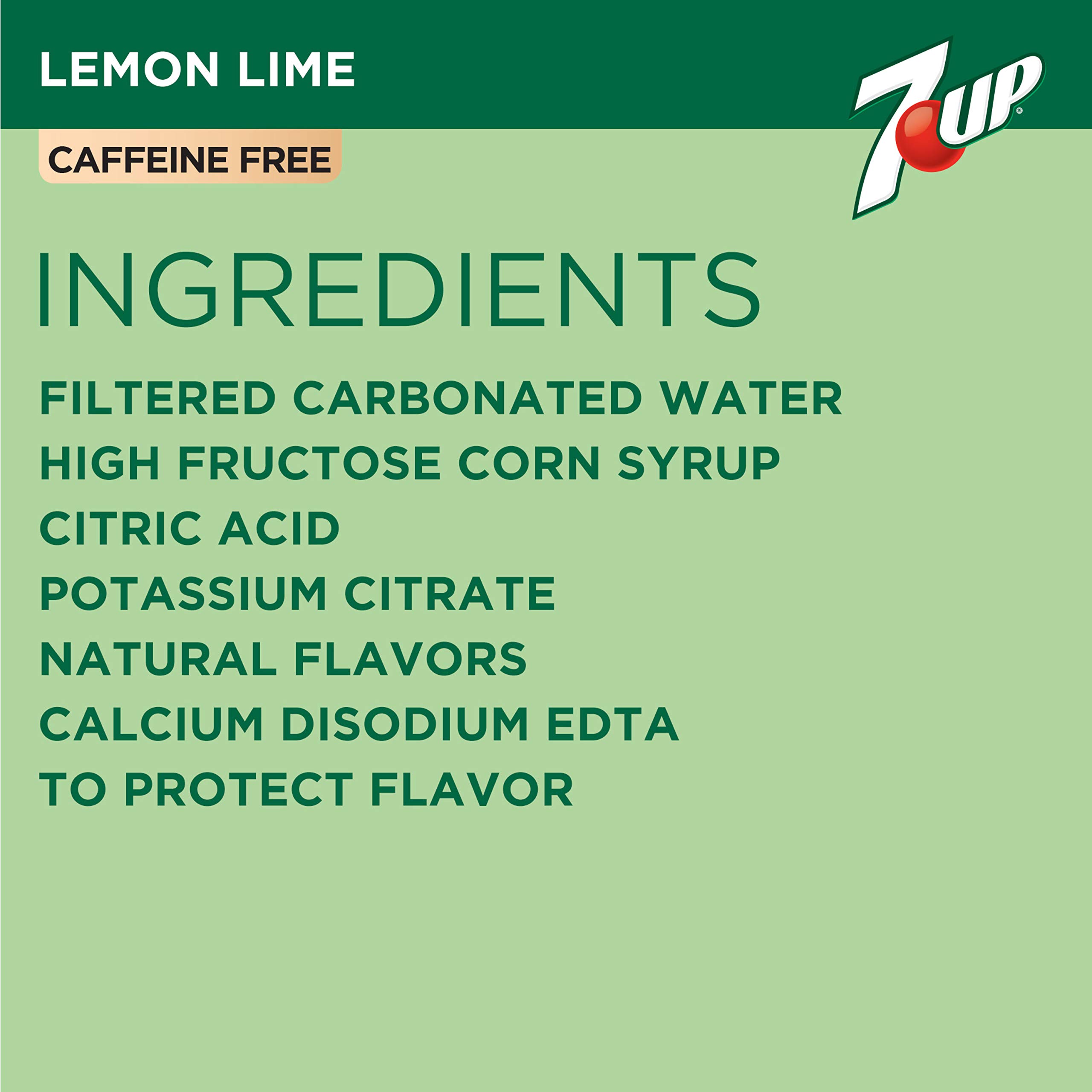 Natural Ingredient 7 Up Label
