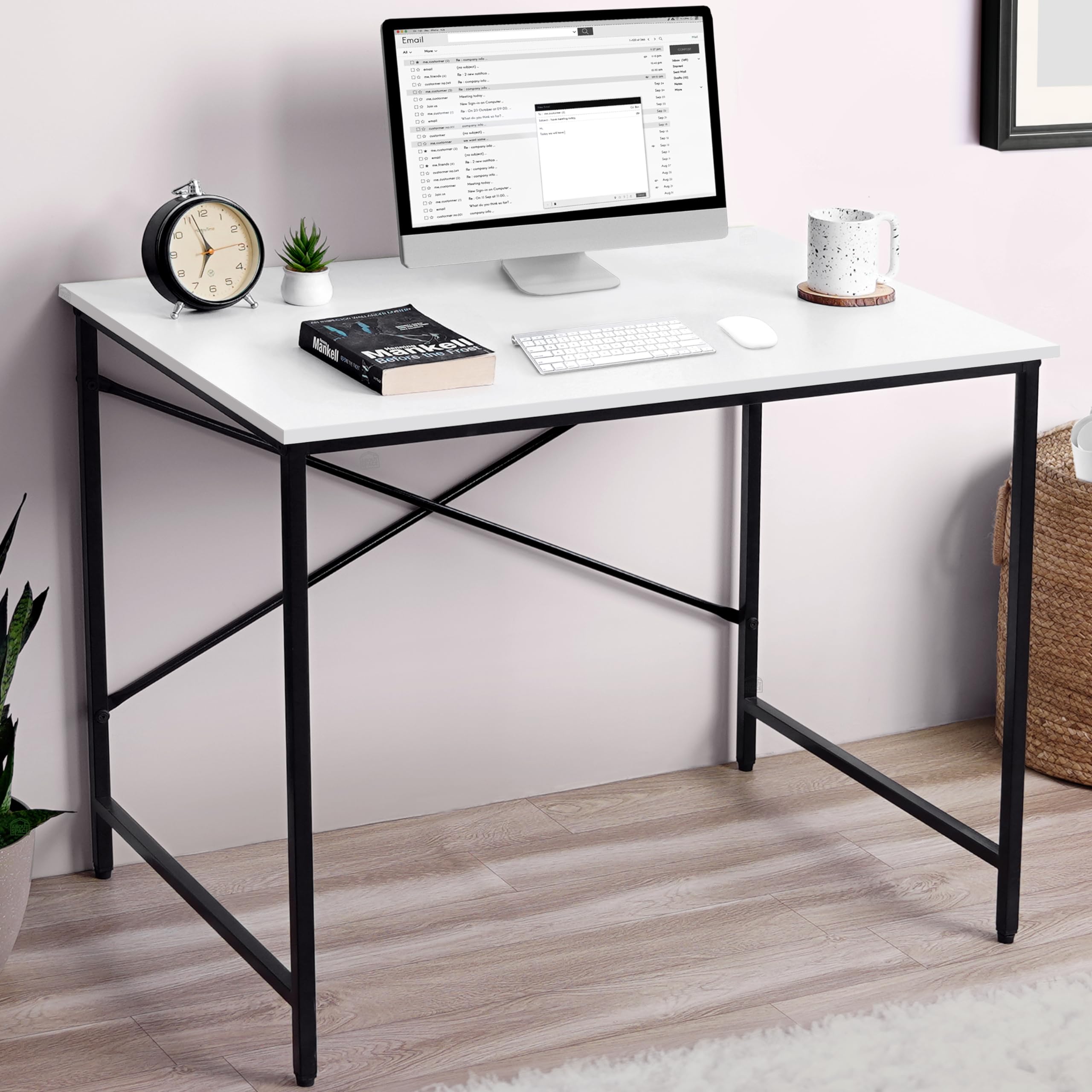 ABOUT SPACE Office Table - Study Table for Students, Adults Work Table ...