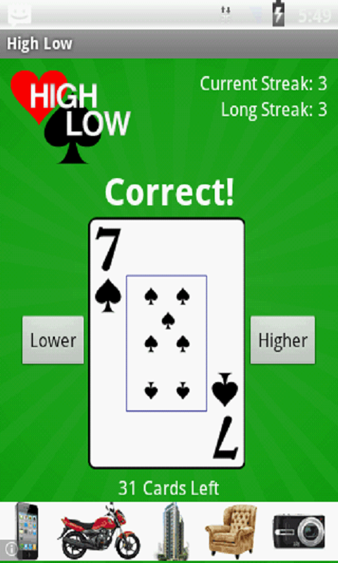 High Low - App on Amazon Appstore