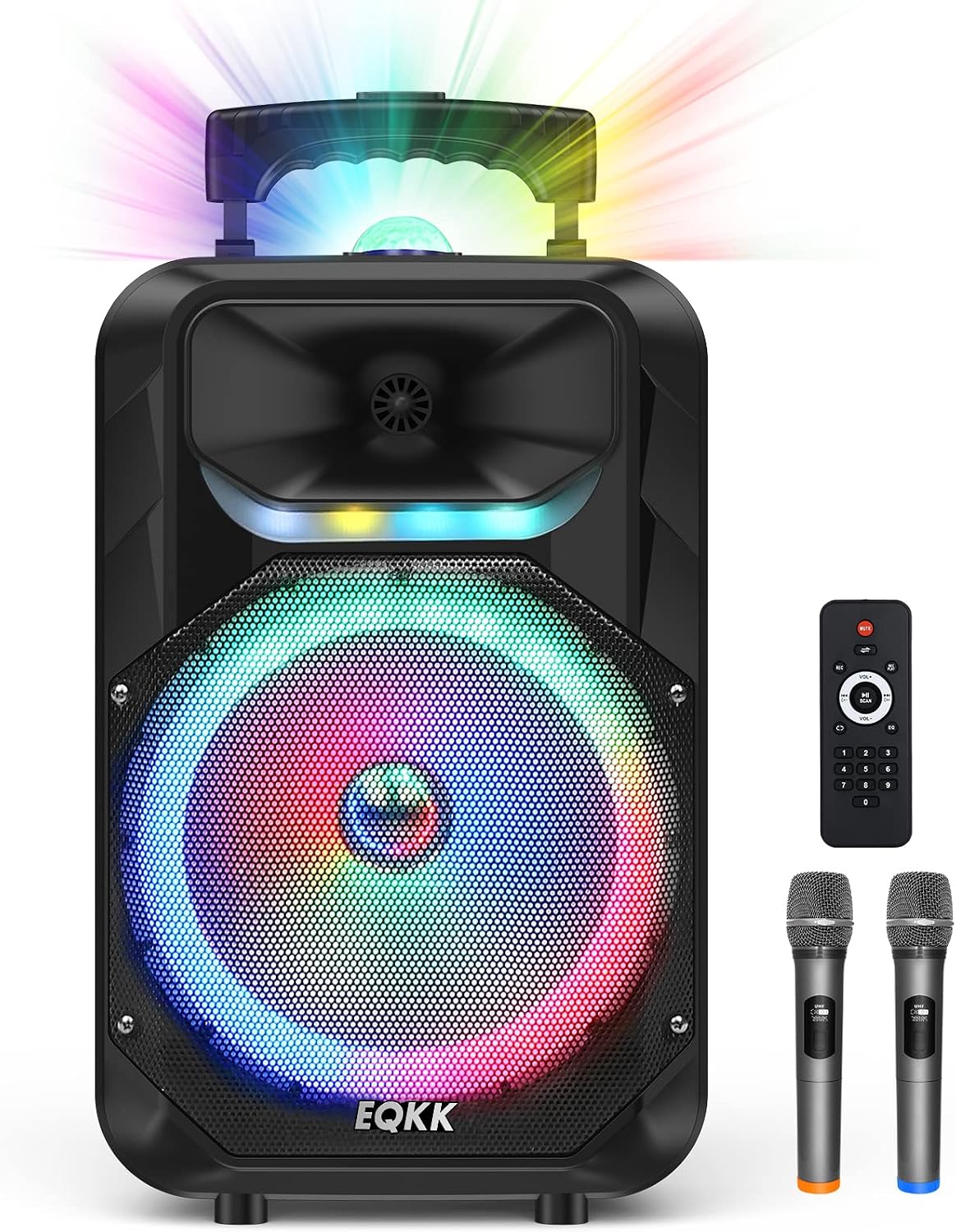 Amazon.com: 2022 Portable Karaoke Machine for Adults and Kids with 2 ...