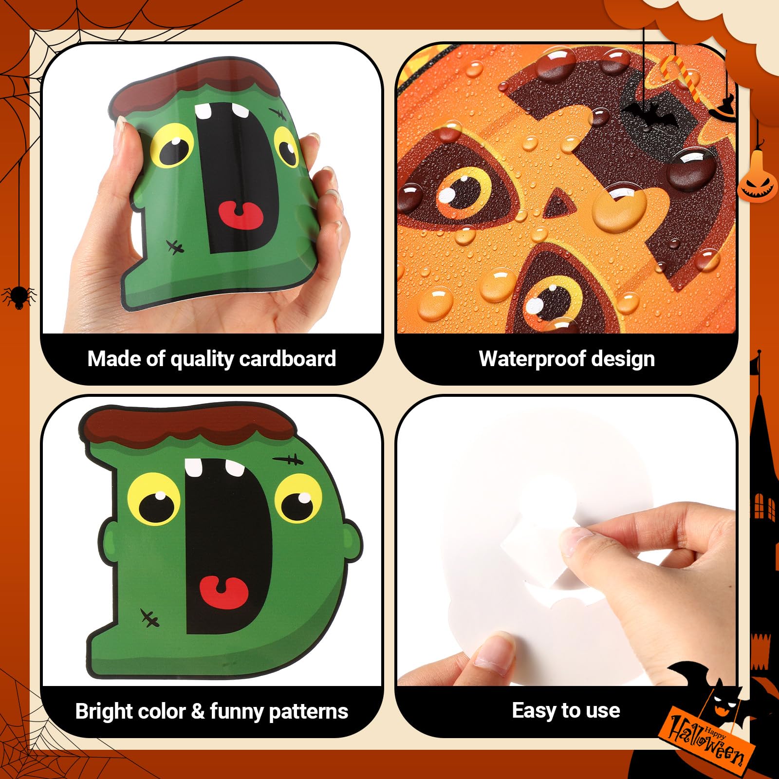 Snapklik.com : 176 Pcs Halloween Bulletin Board Decorations Letters ...