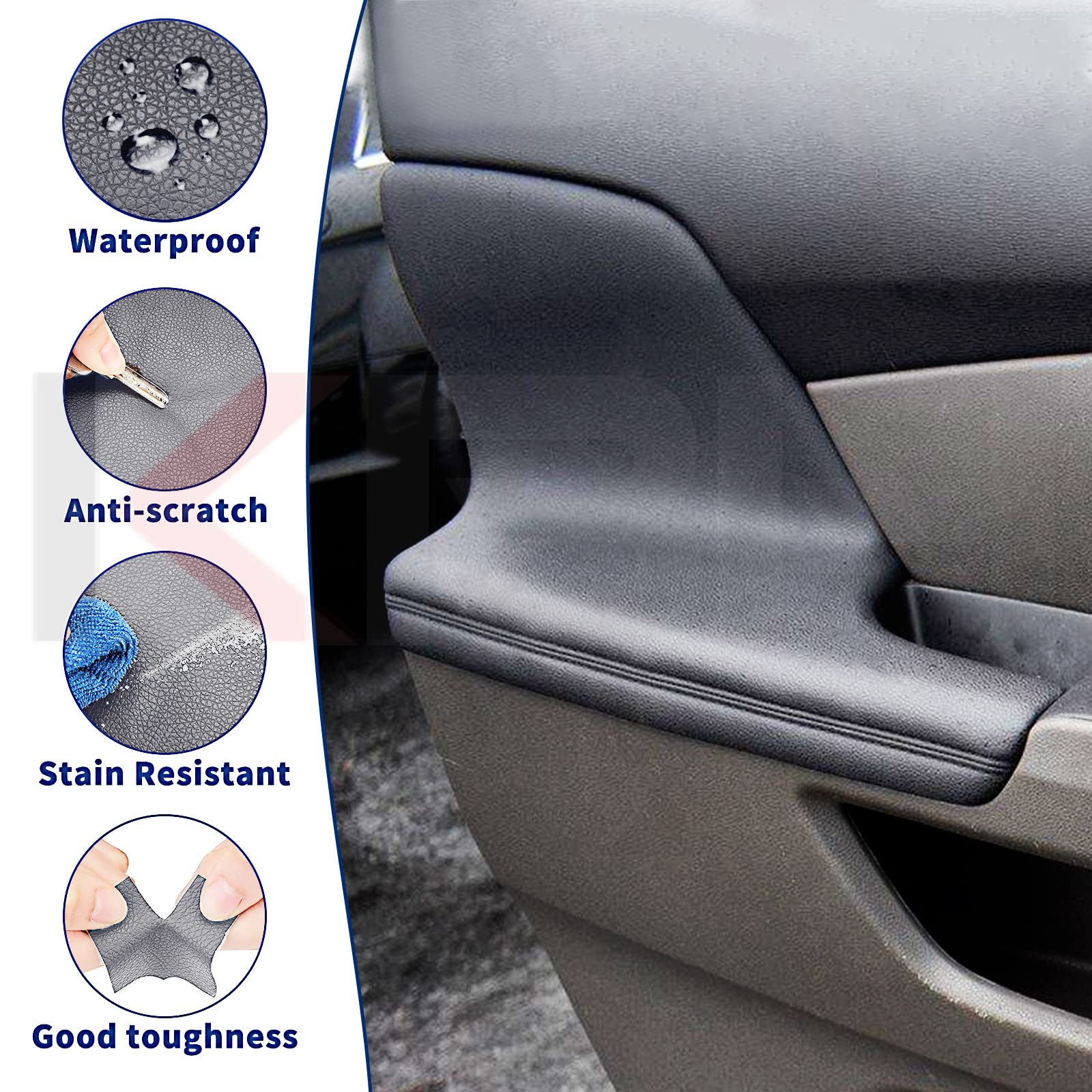 Snapklik.com : KBH Auto Door Panel Armrest Cover Replacement For Honda ...