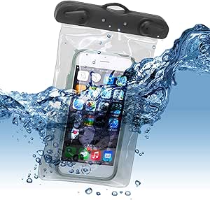 Amazon.com: Universal Waterproof Case with Arm and Neck Strap Cellphone ...