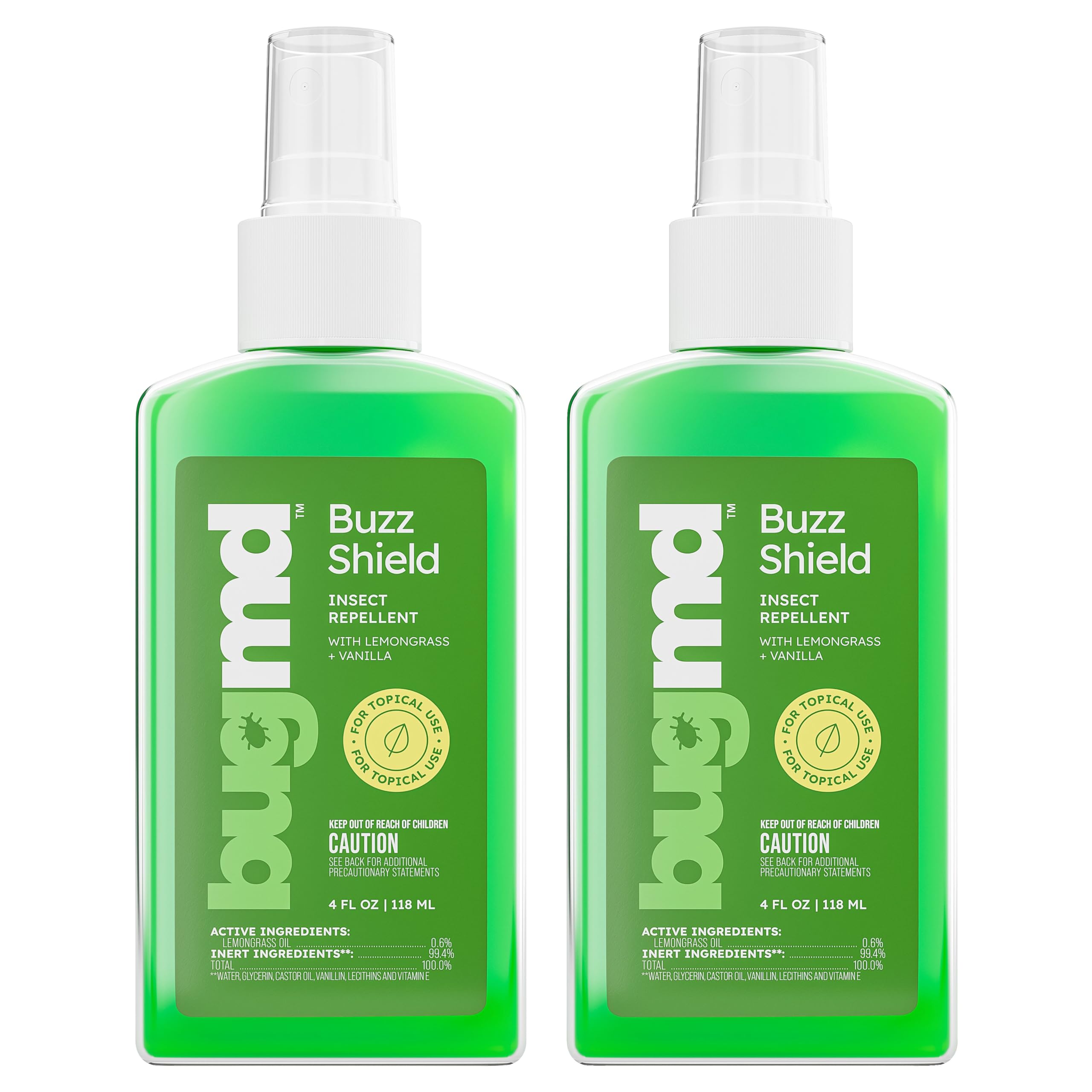 Amazon.com: BugMD Buzz Shield - Mosquito and Insect Repellent Spray for ...