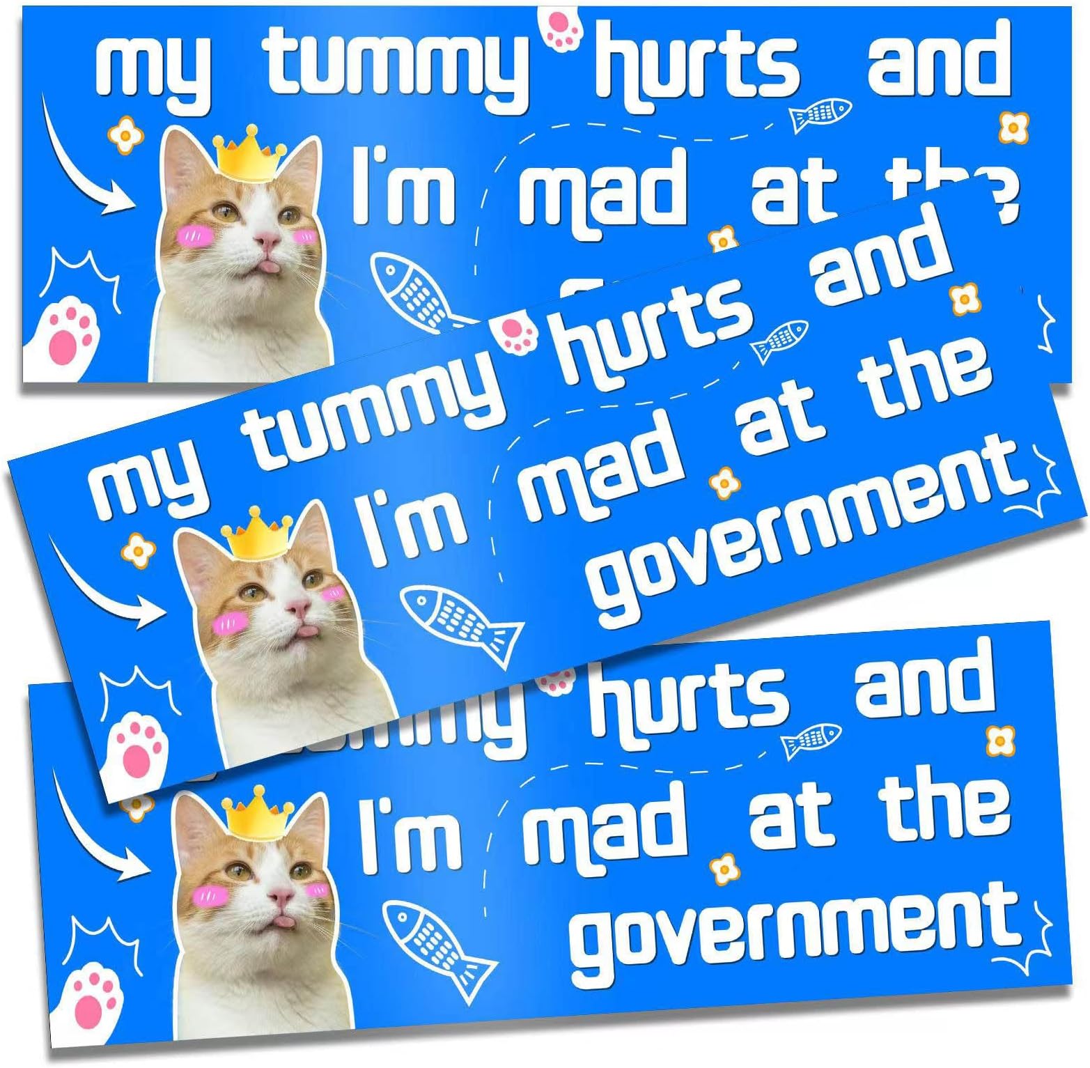 Amazon.com: 10PC Funny Car Bumper Magnet Fun Magnetic Magnets Sticker ...