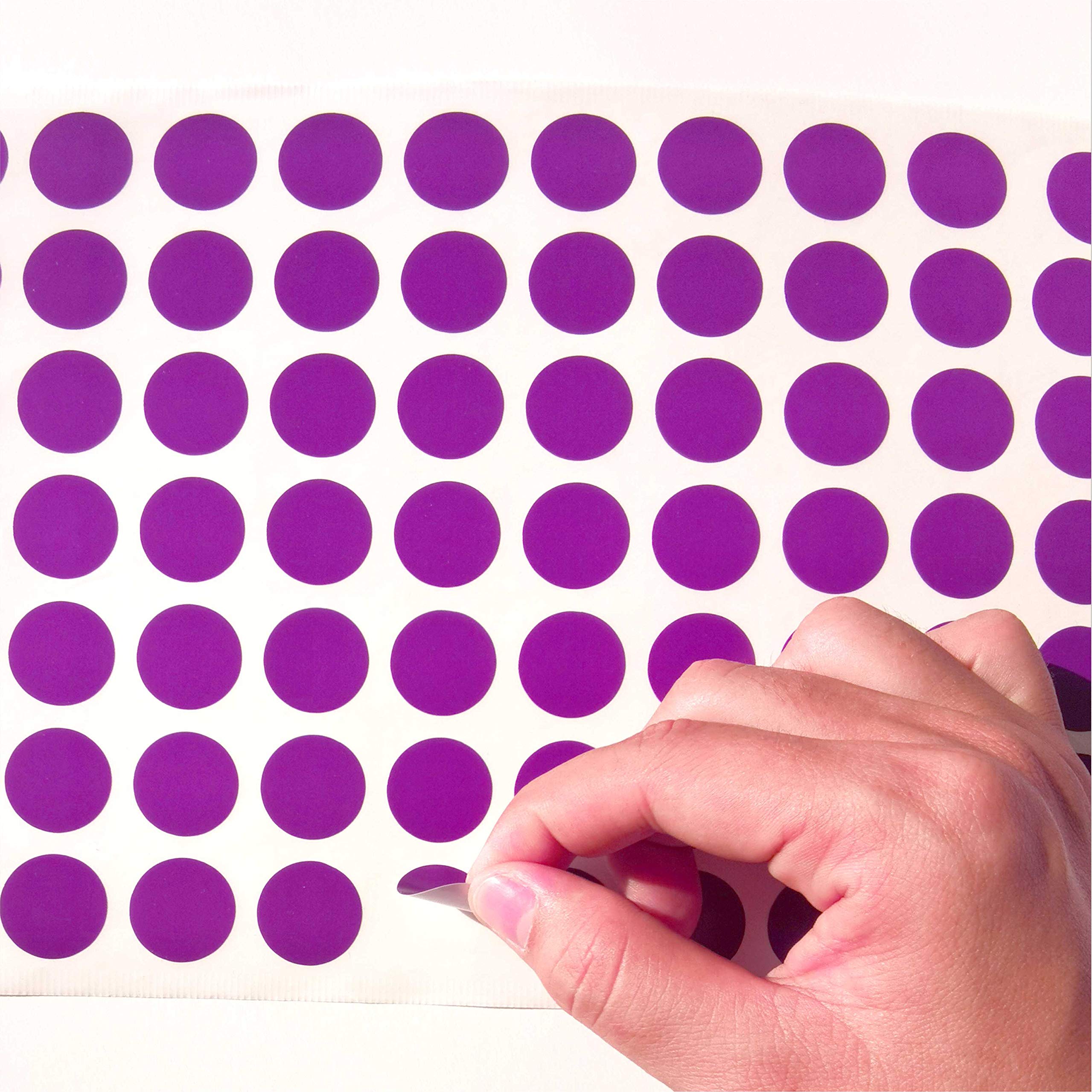 Snapklik.com : 1050 PCS 3/4 Inch Round Color-Code Dot Stickers,Color ...