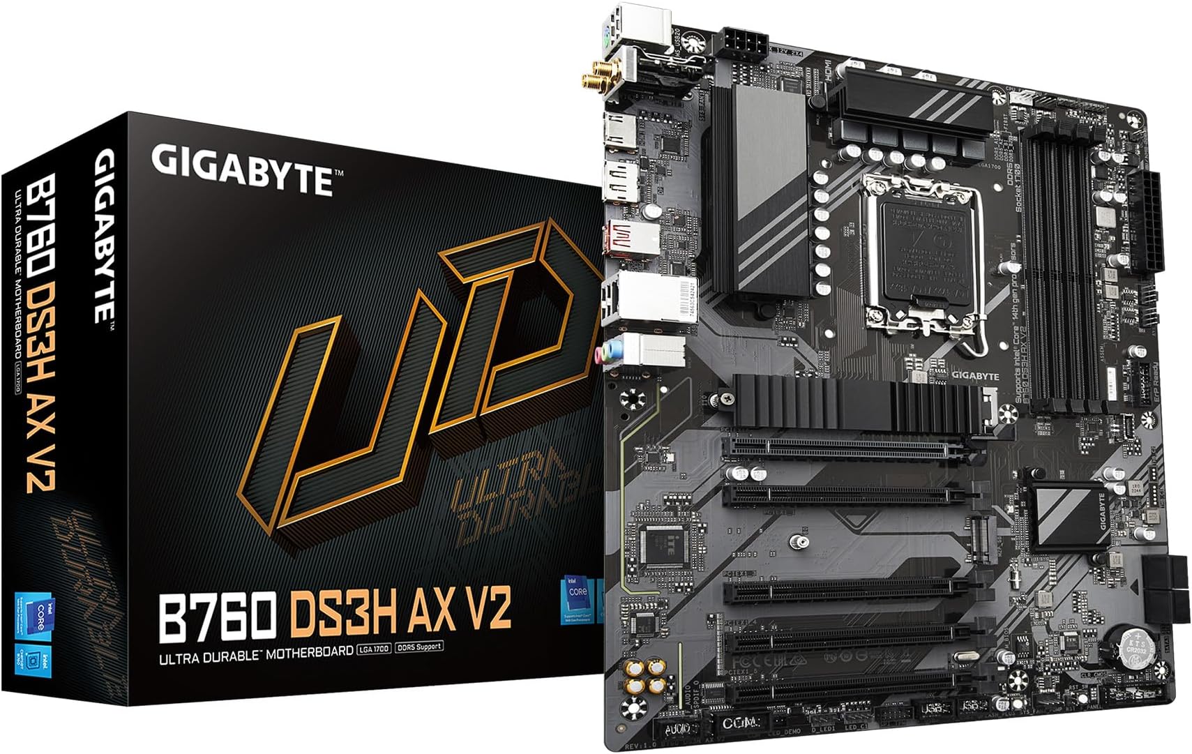 Amazon.com: GIGABYTE B760M C V2 LGA 1700 Intel B760 M-ATX Motherboard ...