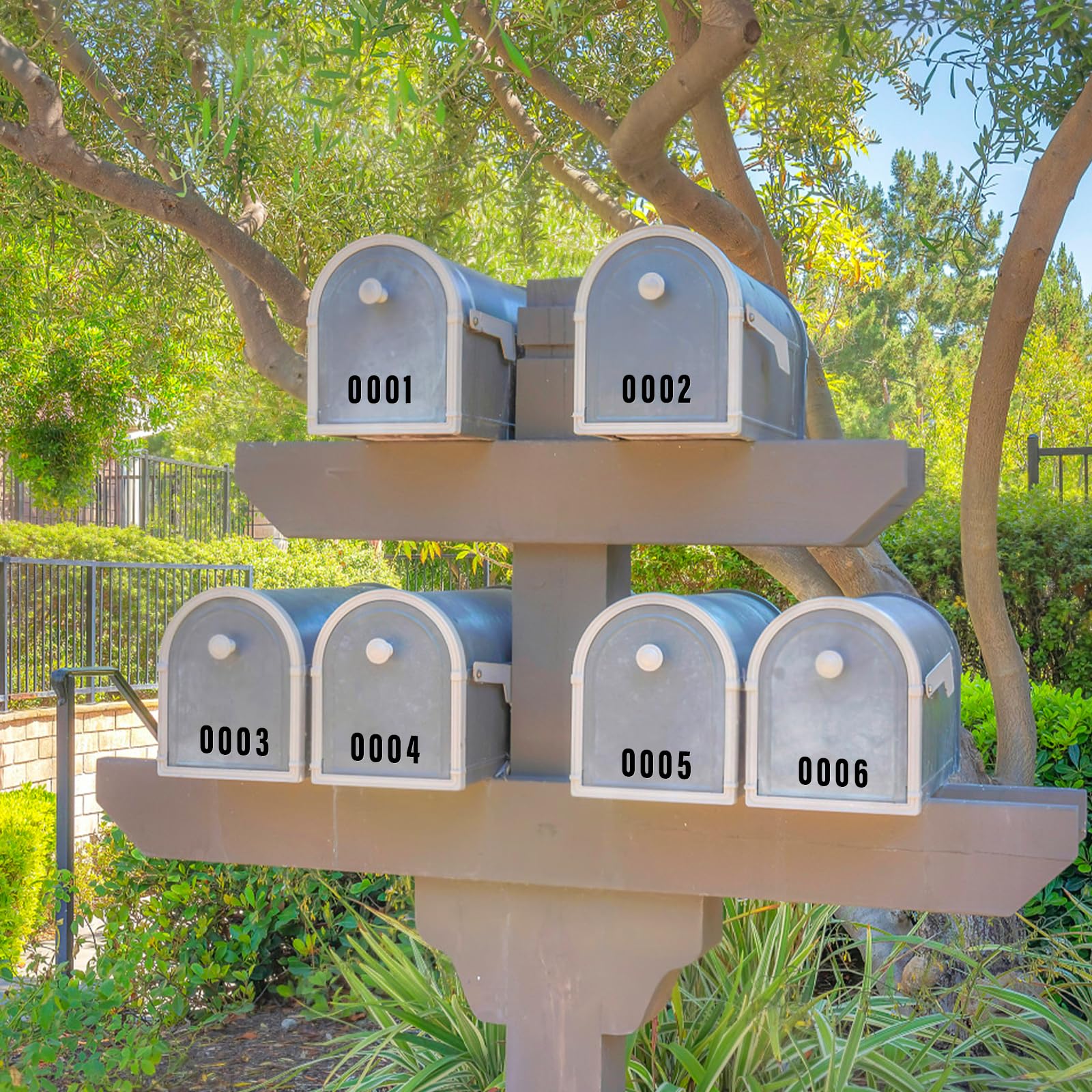 Snapklik.com : Vinyl Mailbox Number Stickers Waterproof - 540 Pcs 10 ...