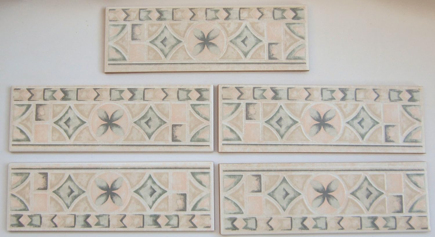 Epoca Ceramiche: "Riviera" Ceramic Tiles (8 x 2.5 Inches) BOX OF 5 ...