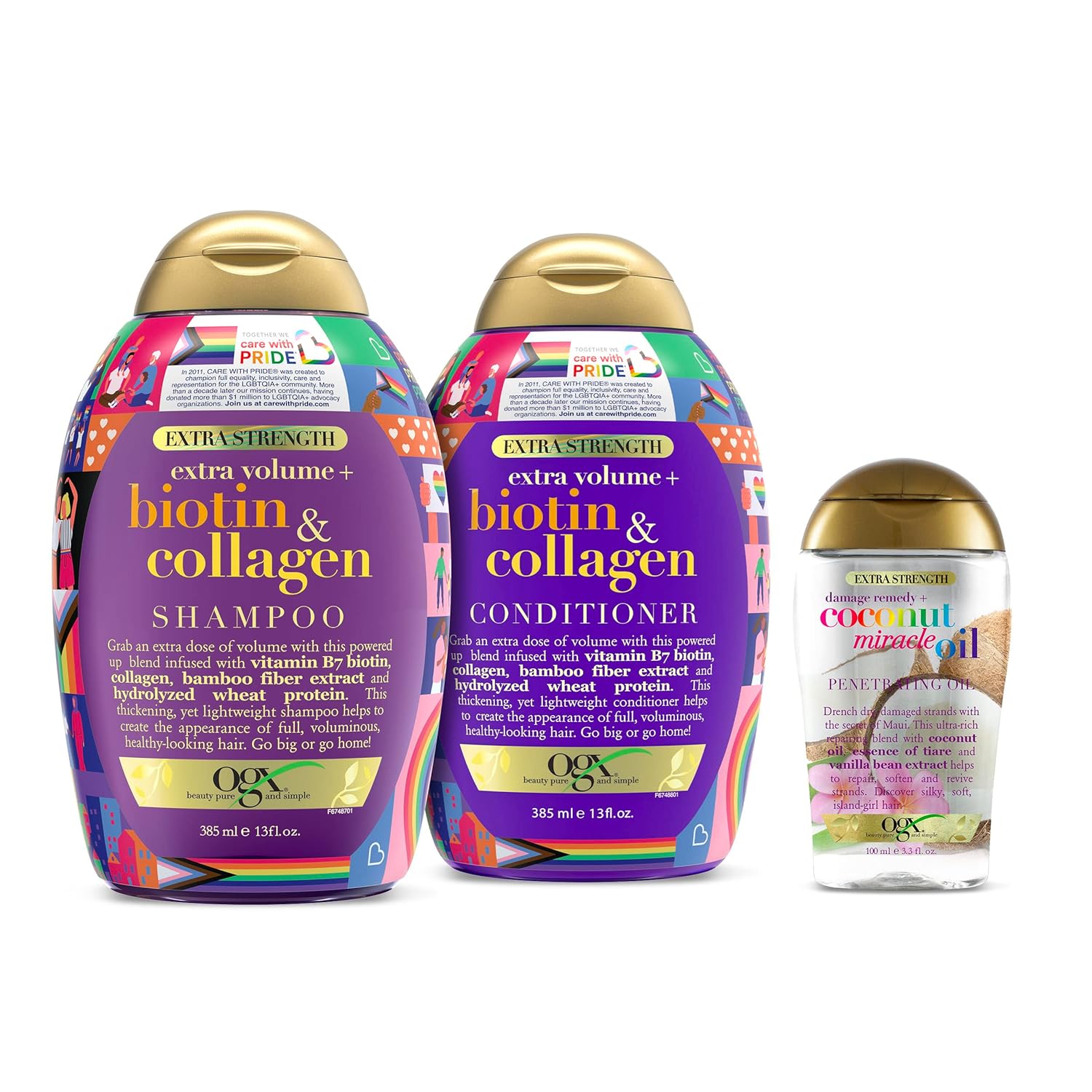 Amazon.com : OGX Thick & Full + Biotin & Collagen Extra Strength ...