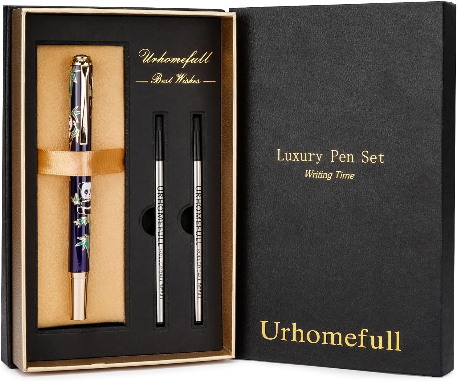 Amazon.com: Urhomefull Blue Rollerball Pen with Cute Panda Design ...