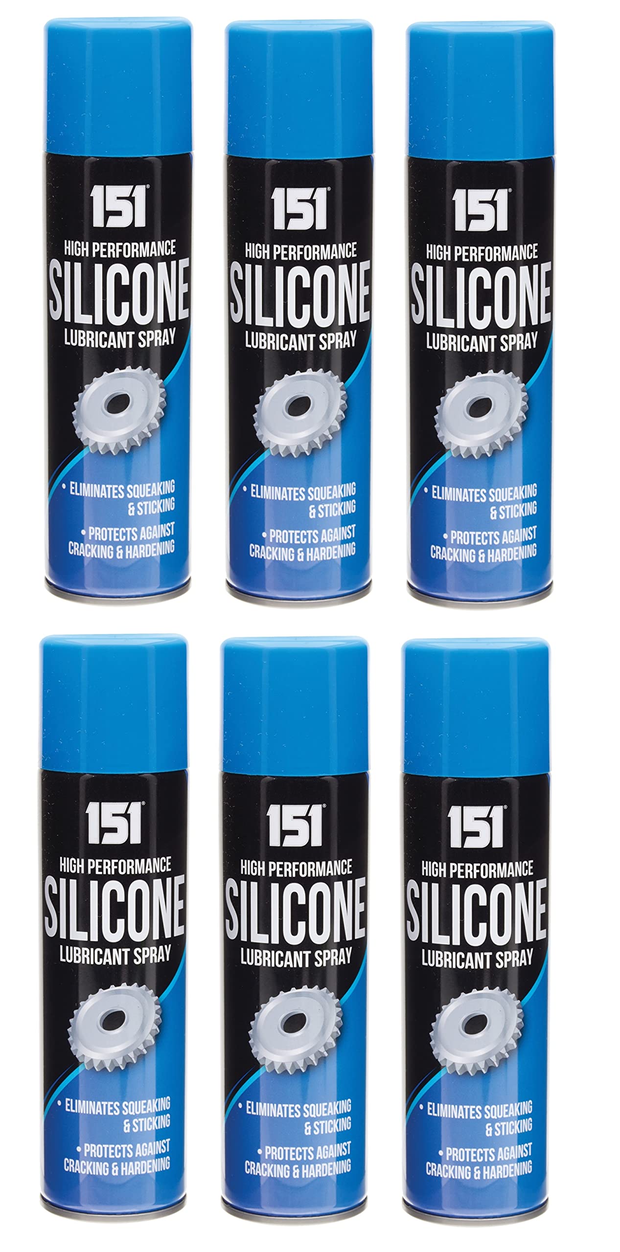 151 products 6 Silicone Lubricant Spray Grease Oil Clear Eliminates ...